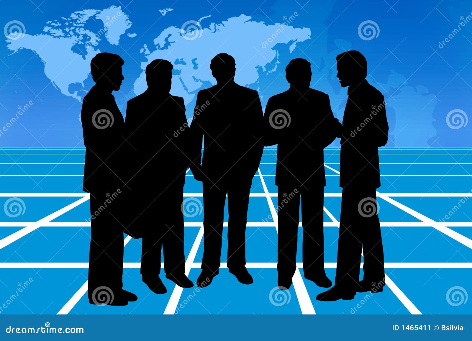 Business talk stock illustration. Illustration of person - 1465411