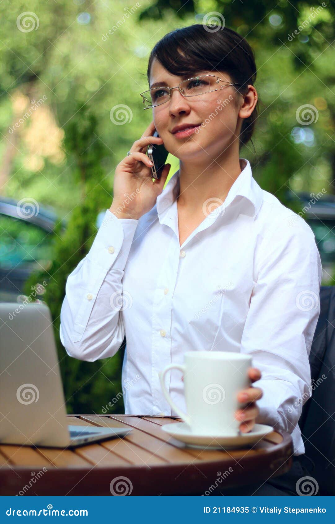 Business talk stock image. Image of asian, cafe, business - 21184935