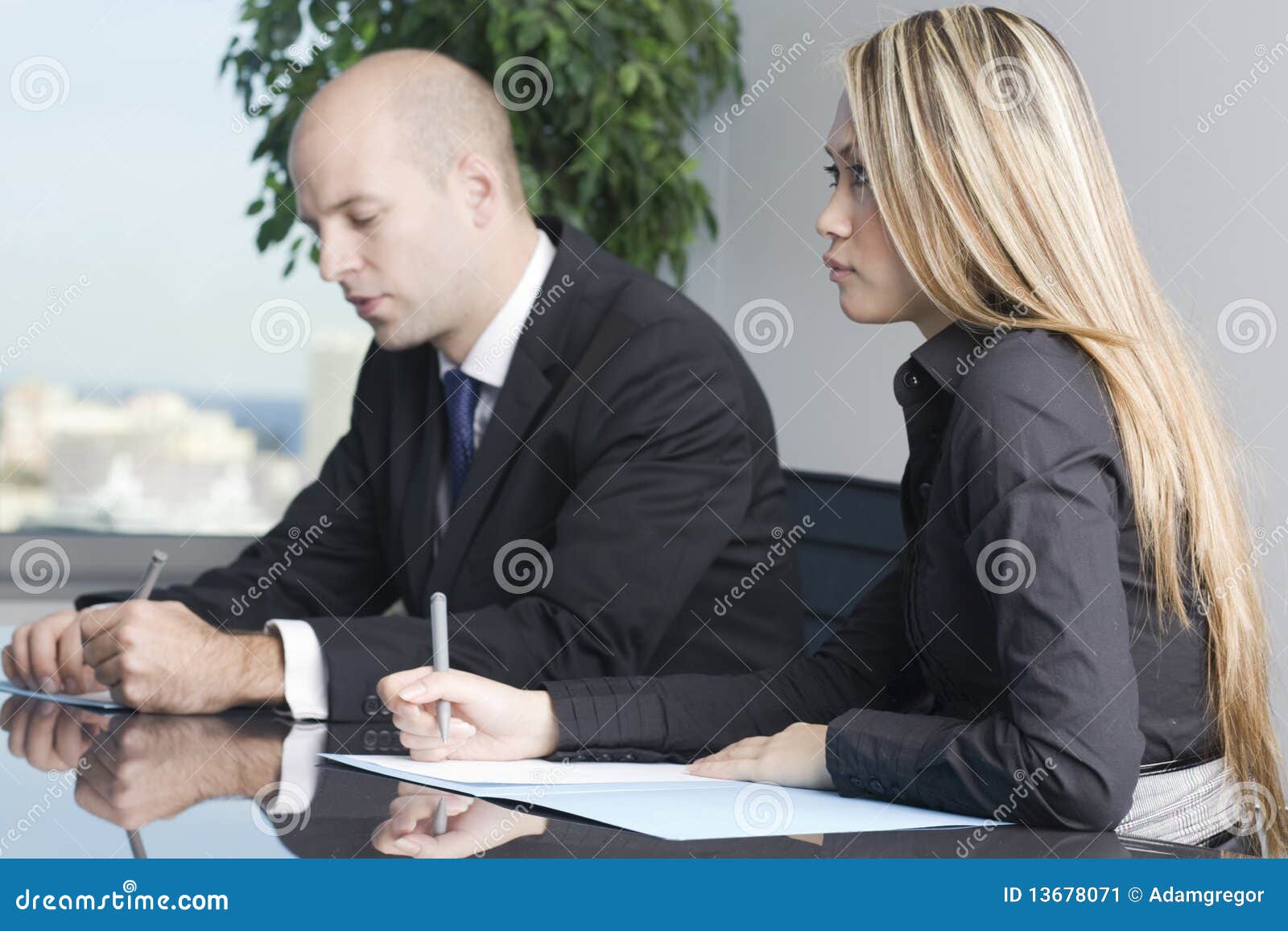 Business talk in office stock image. Image of manager - 13678071