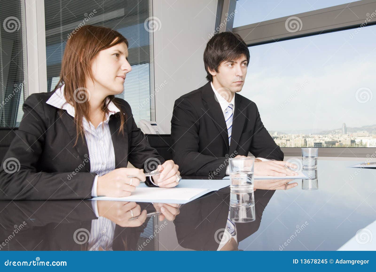 Business talk in office stock image. Image of papers - 13678245