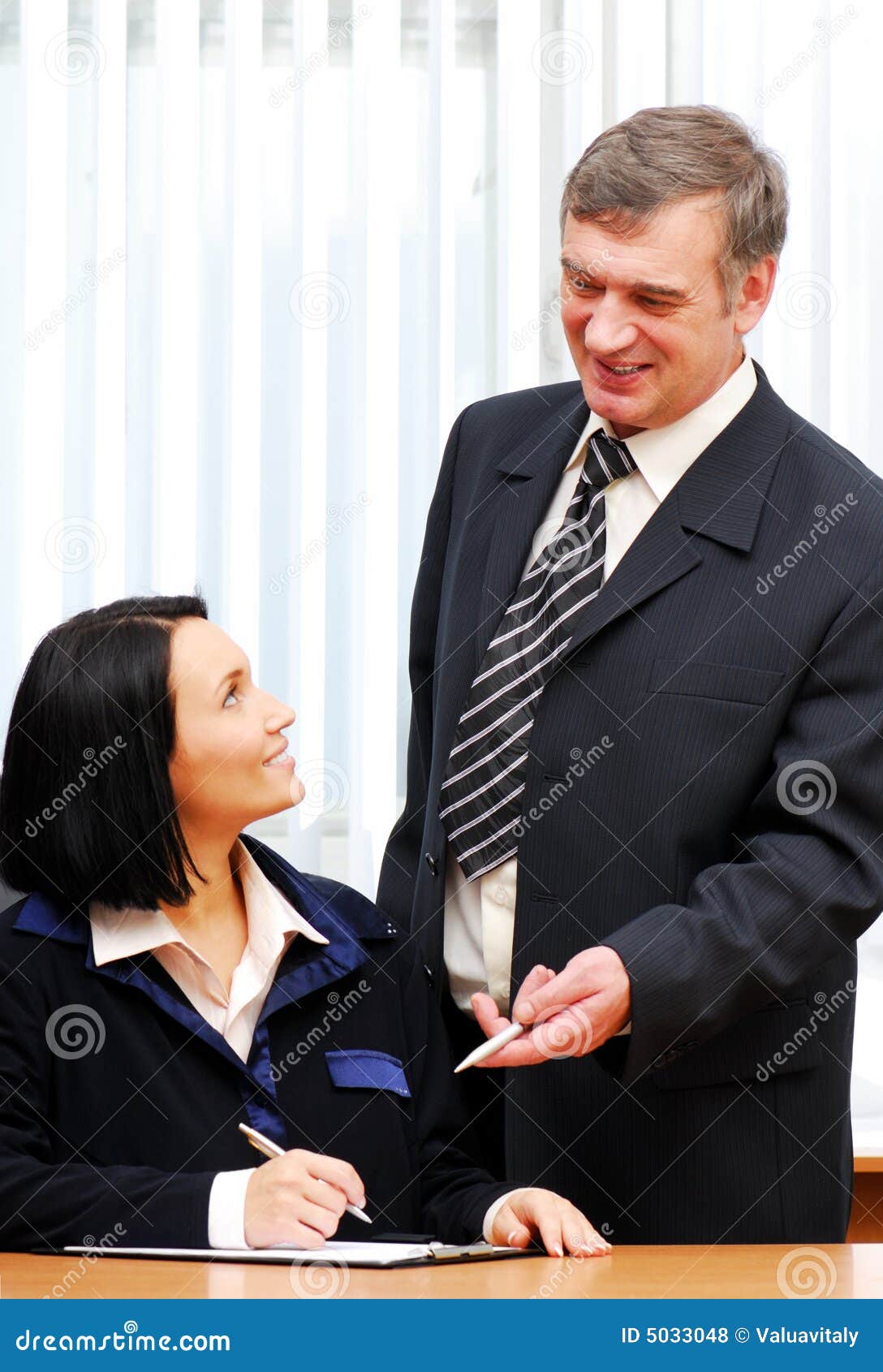 Business talking stock photo. Image of office, positivity - 5033048