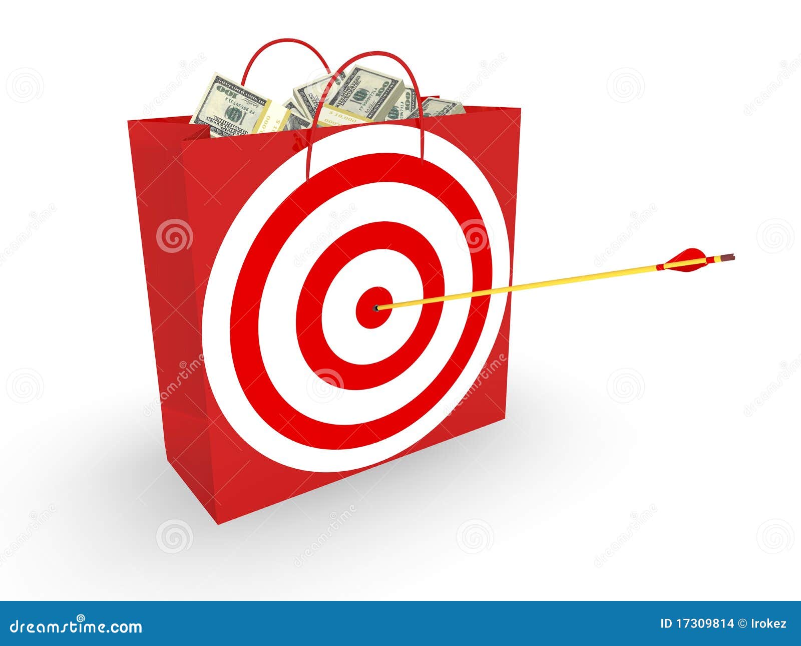 Business Target stock illustration. Illustration of save - 17309814