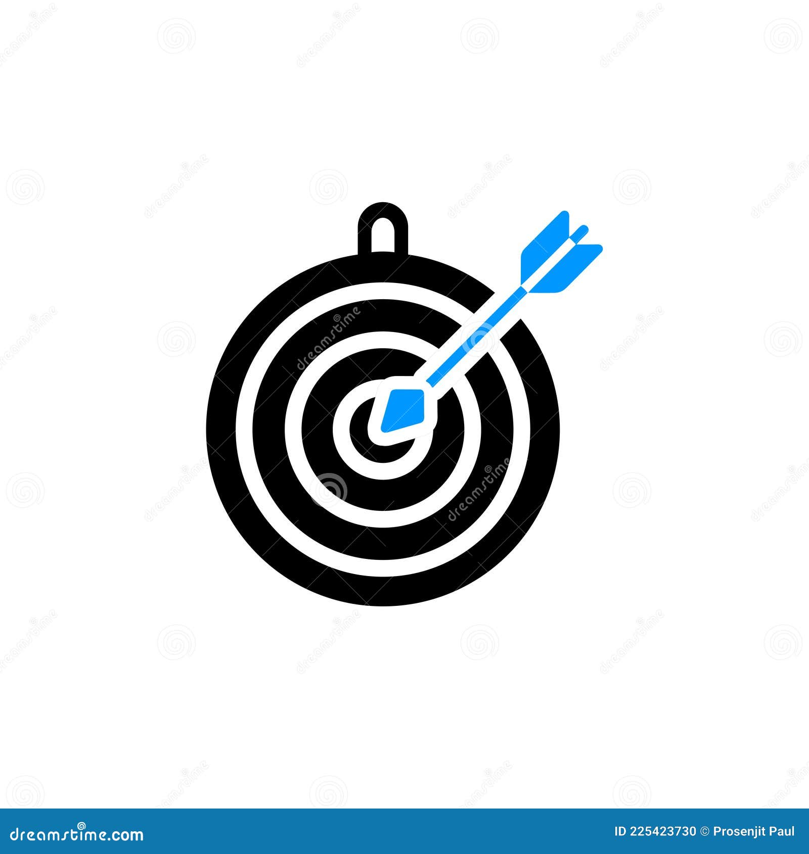 Business Target Audience Icon Vector Stock Vector - Illustration of ...