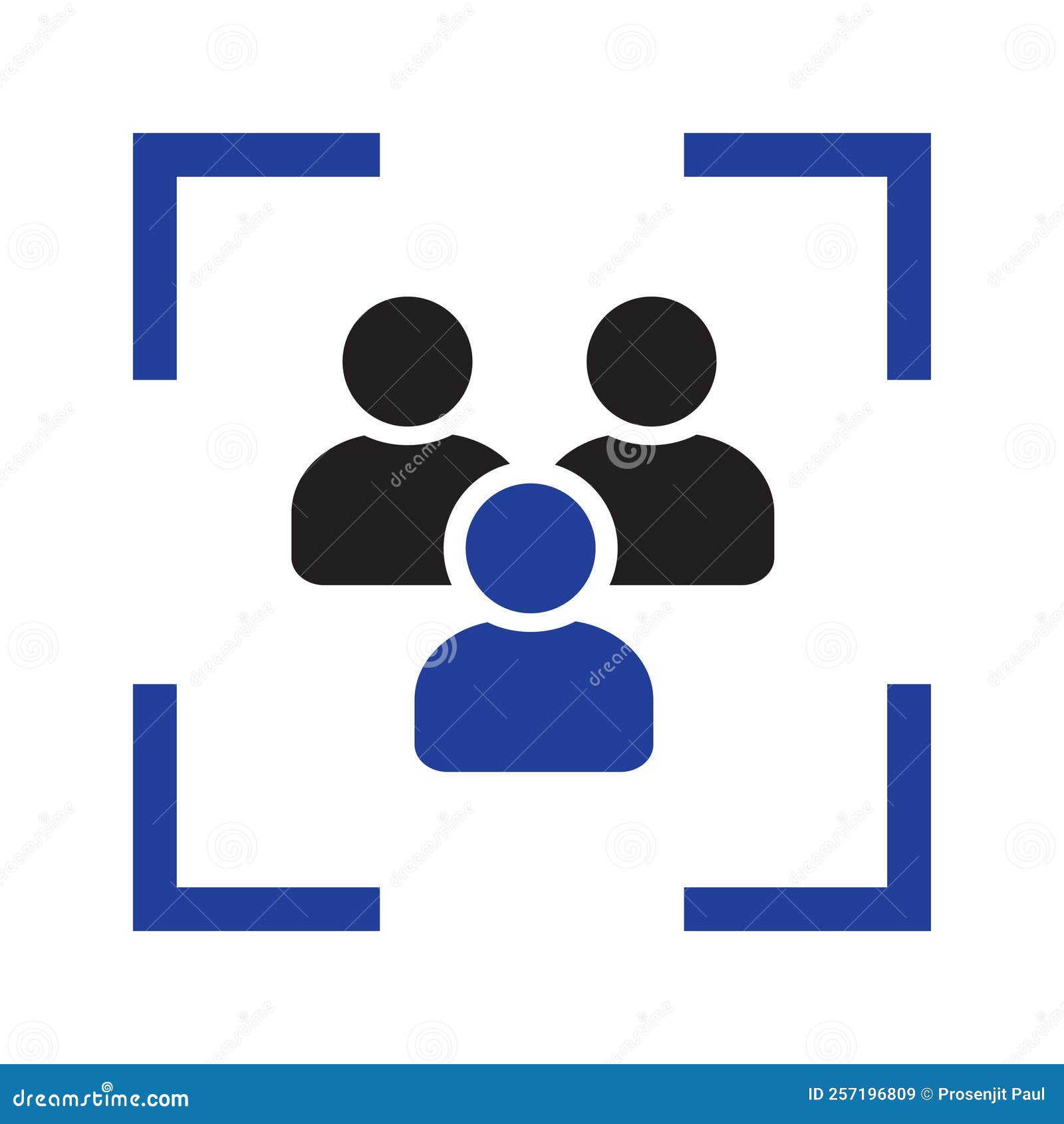 Business Target Client Icon Stock Vector - Illustration of social ...