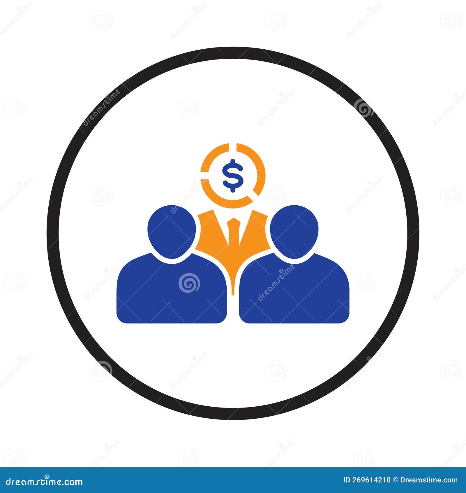 Business Target Client Icon Stock Vector - Illustration of resource ...