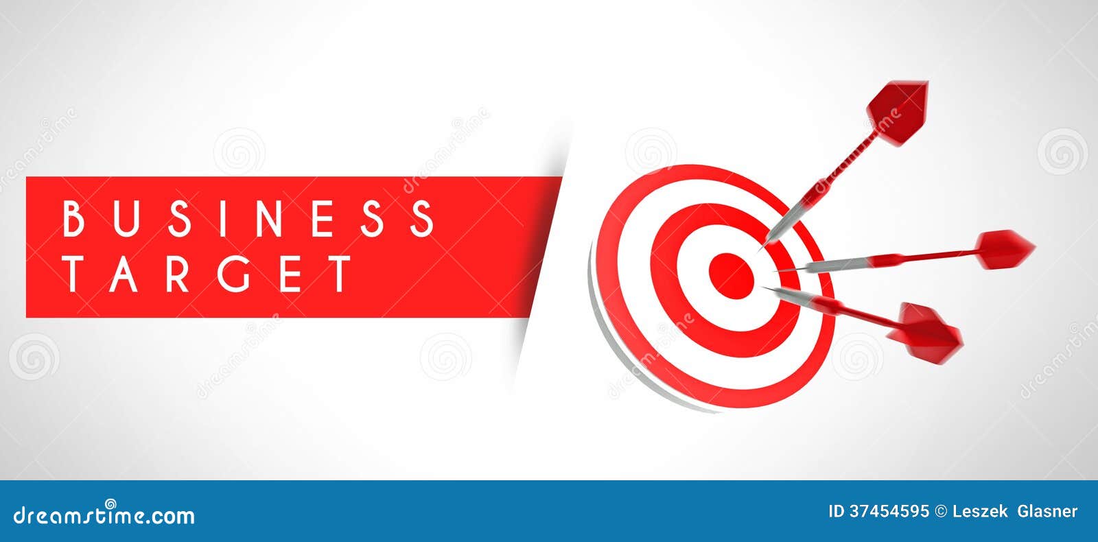 Business Target, Concept of Success Stock Illustration - Illustration ...
