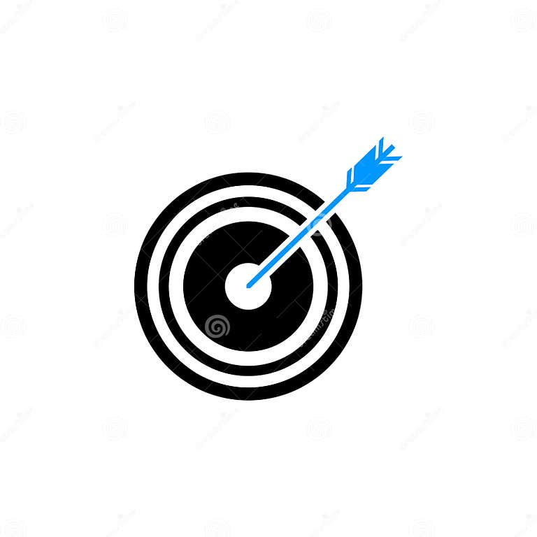 Business Target Customer Icon Vector Stock Vector - Illustration of ...