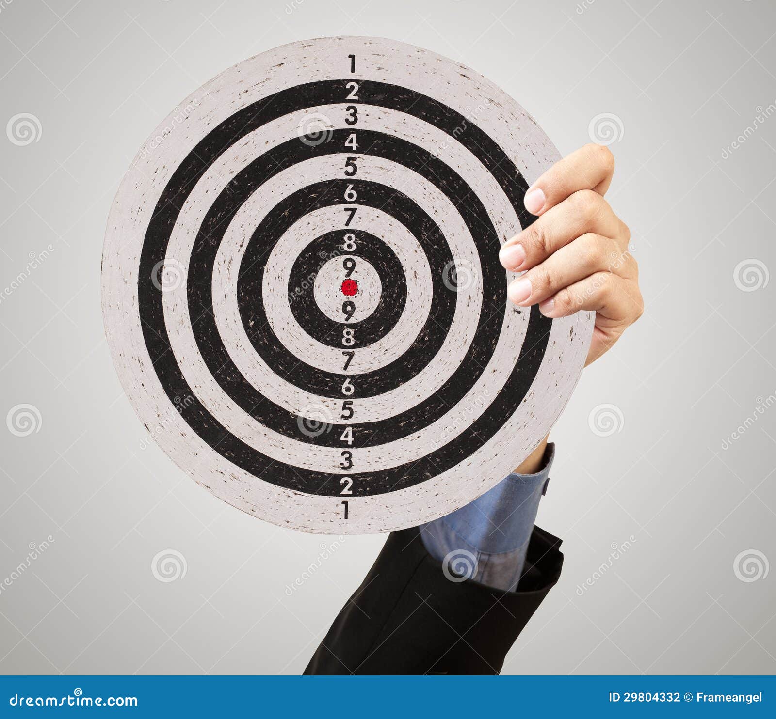 Business target in hand stock photo. Image of goal, achieve - 29804332