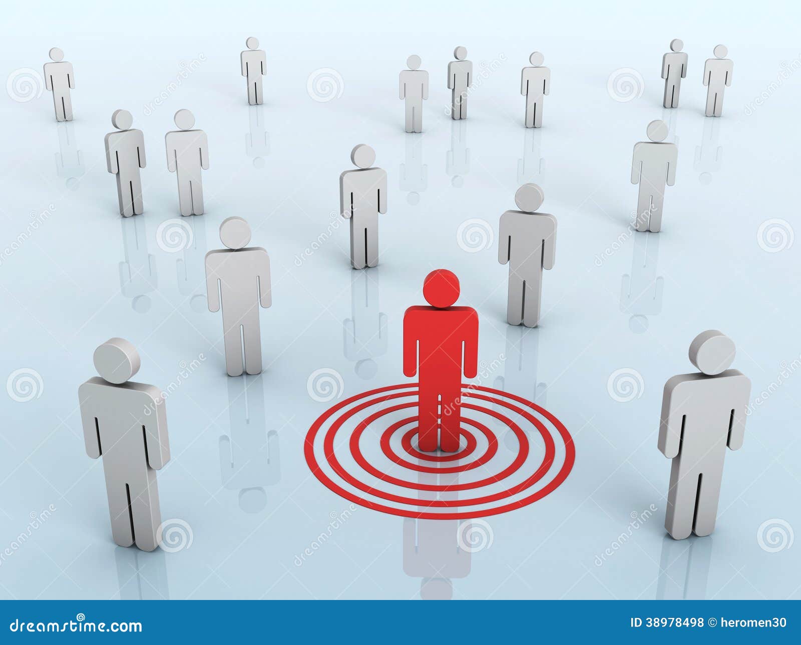 Business target market stock illustration. Illustration of closeup ...