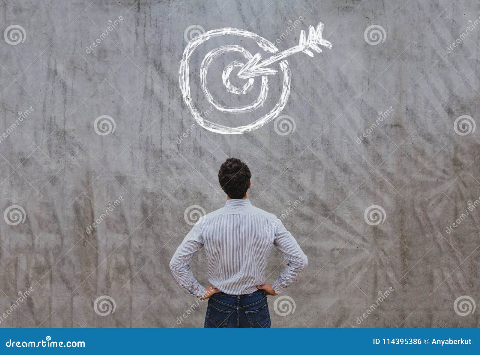 Business Target, Success Concept, Ambitious Plan Stock Photo - Image of ...