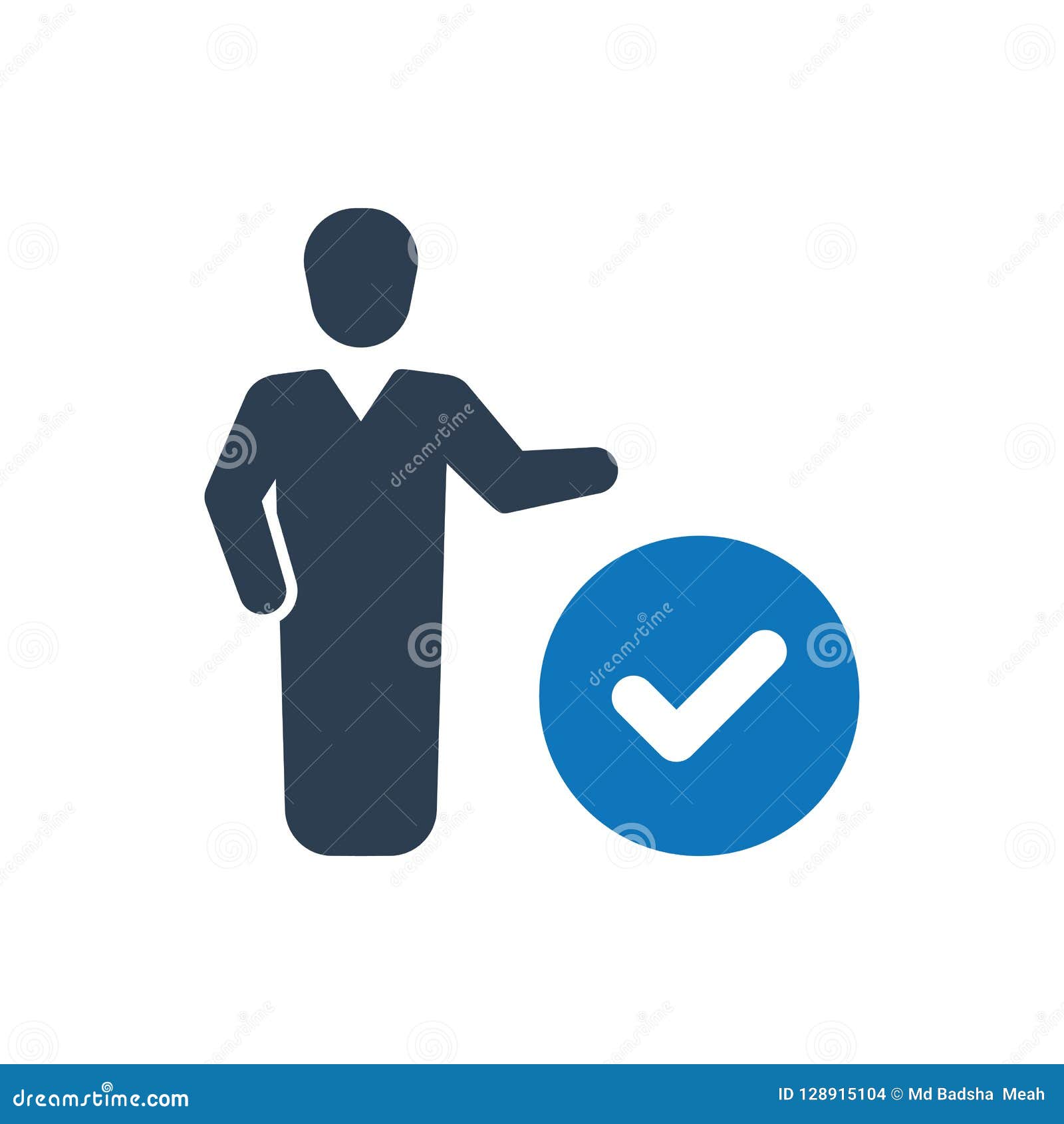Business task icon stock vector. Illustration of sign - 128915104