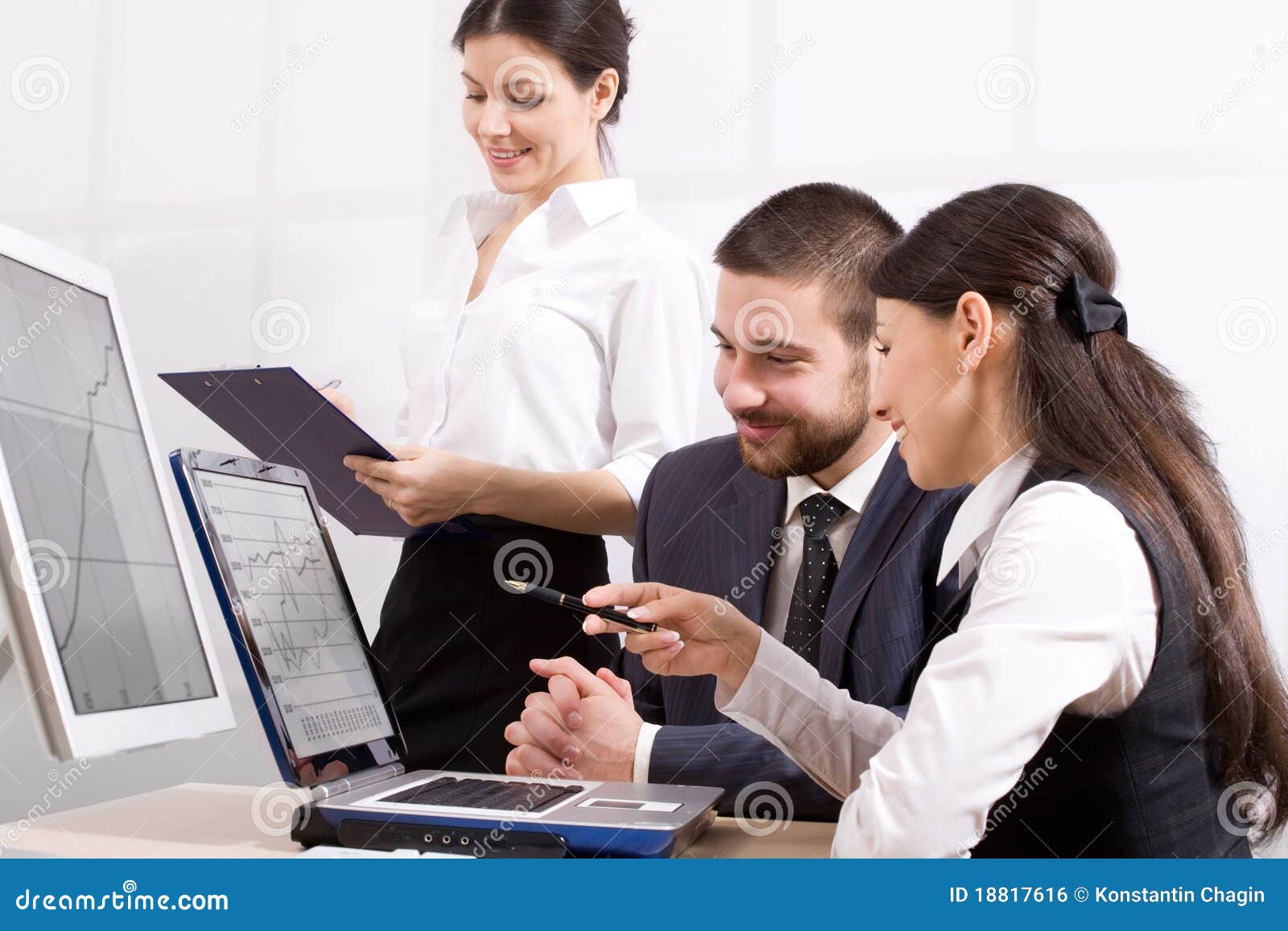 Business team stock photo. Image of project, businesswoman - 18817616