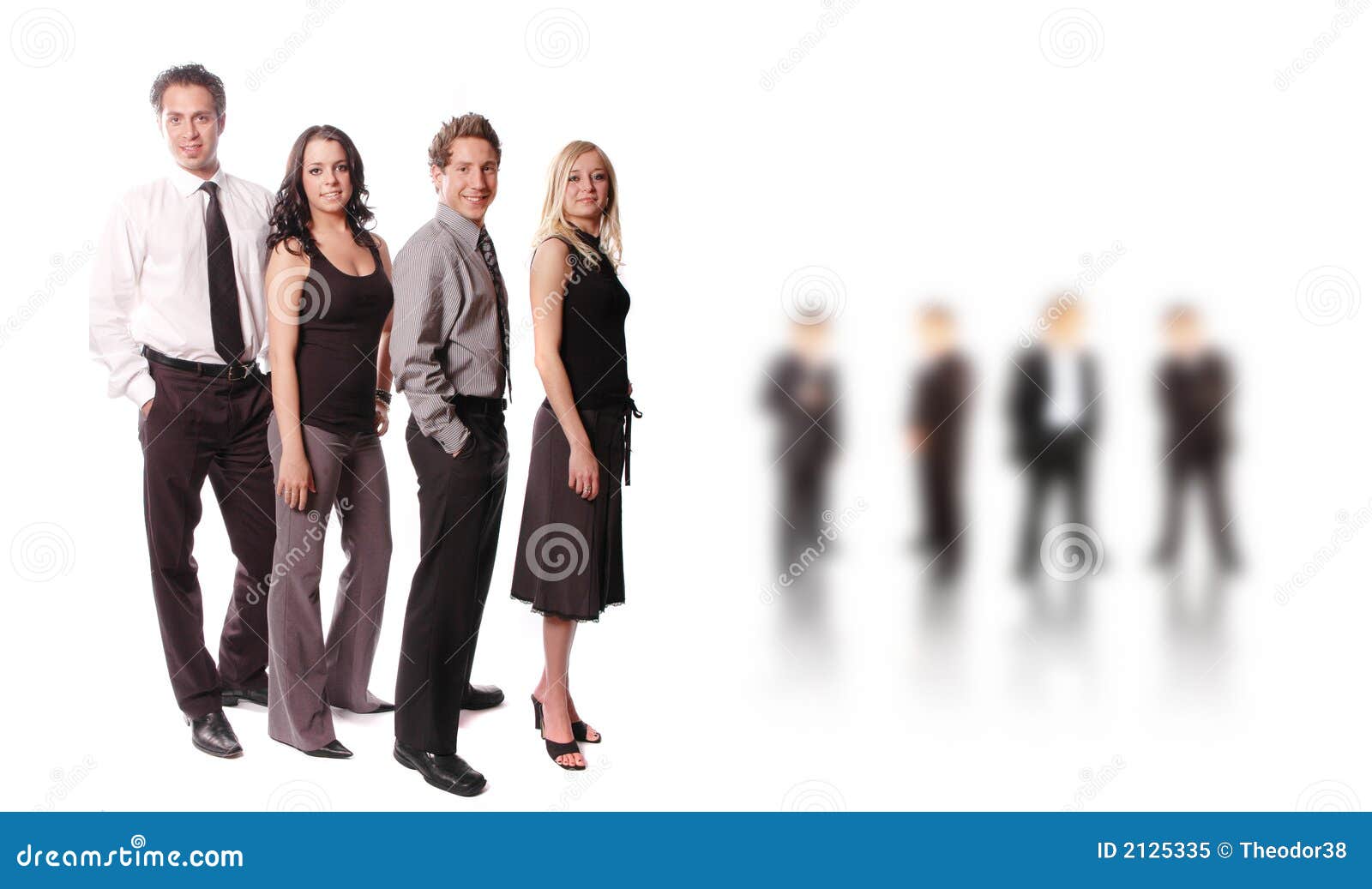 A business team stock image. Image of formal, group, colleagues - 2125335