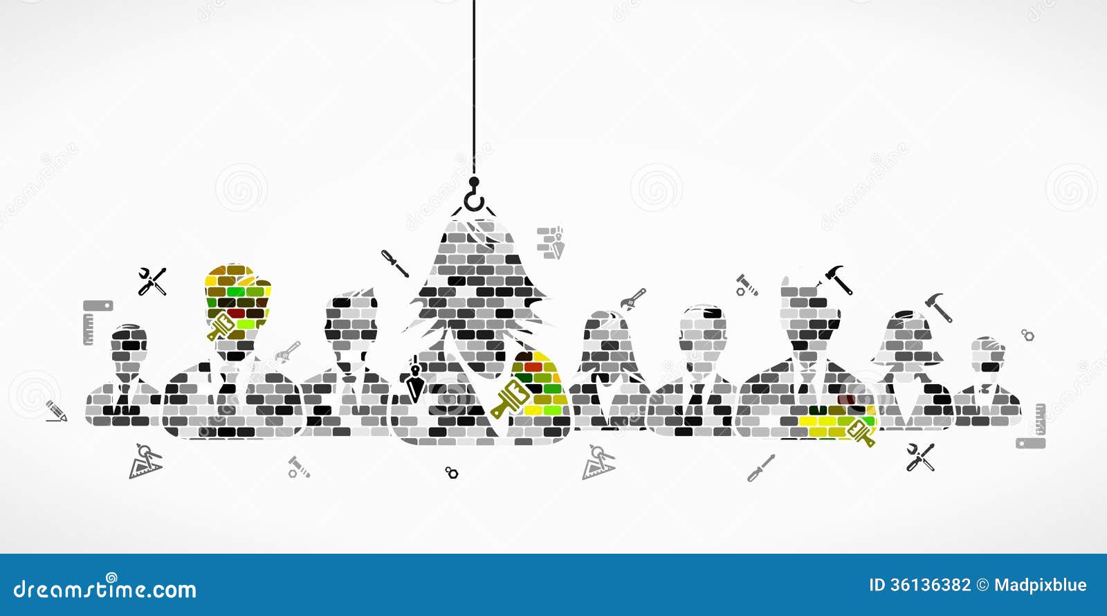 Business team stock vector. Illustration of business - 36136382