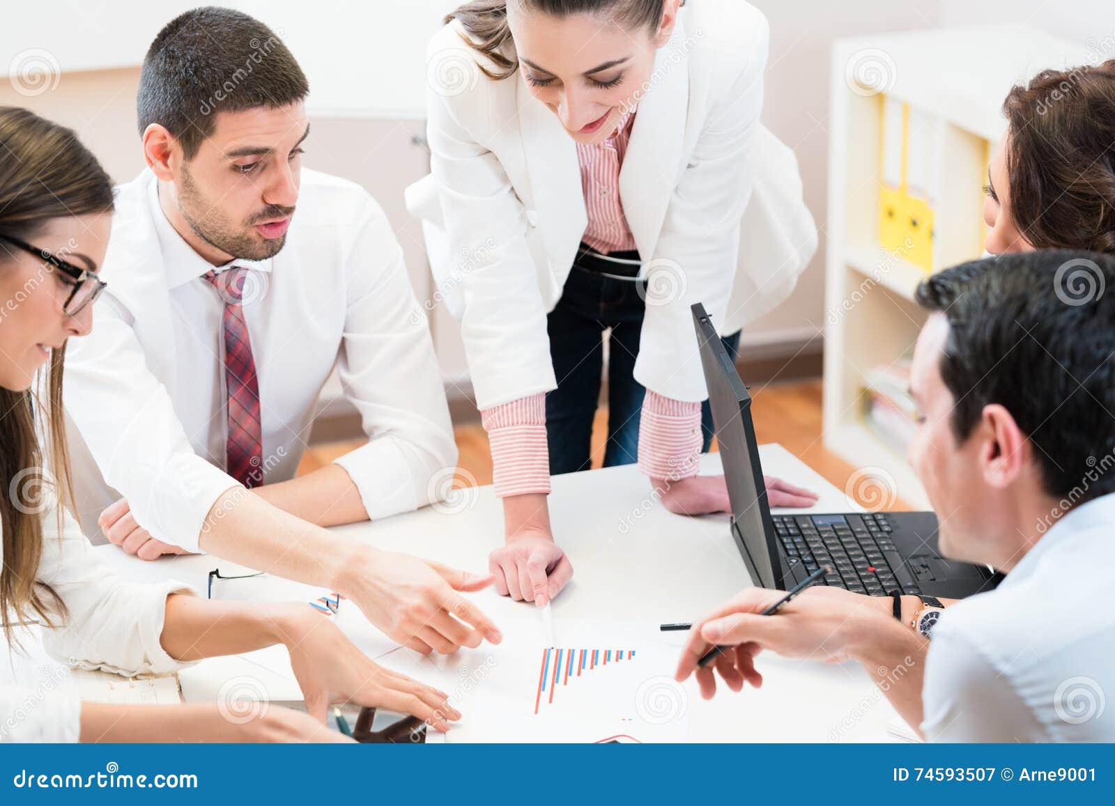 Business Team Analyzing Data and Discussing Strategy Stock Image ... Business Team Analyzing Data and Discussing Strategy Stock Image ...