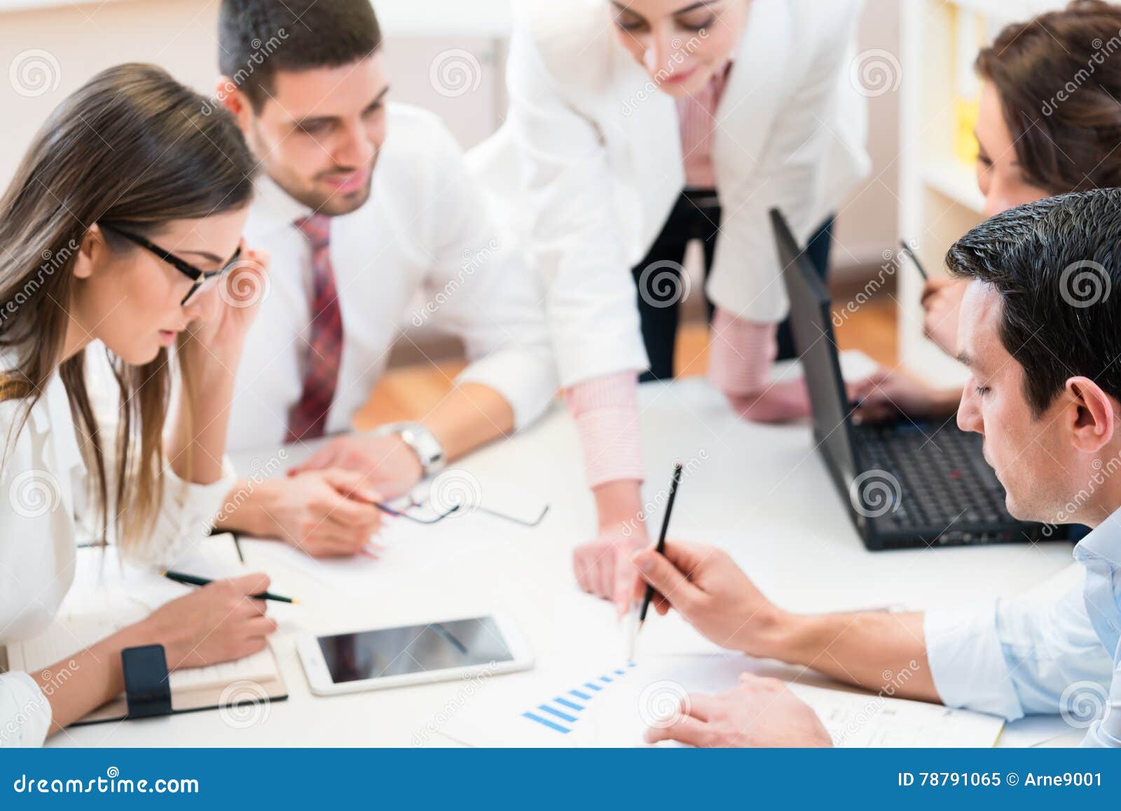 Business Team Analyzing Data and Discussing Strategy Stock Image ... Business Team Analyzing Data and Discussing Strategy Stock Image ...