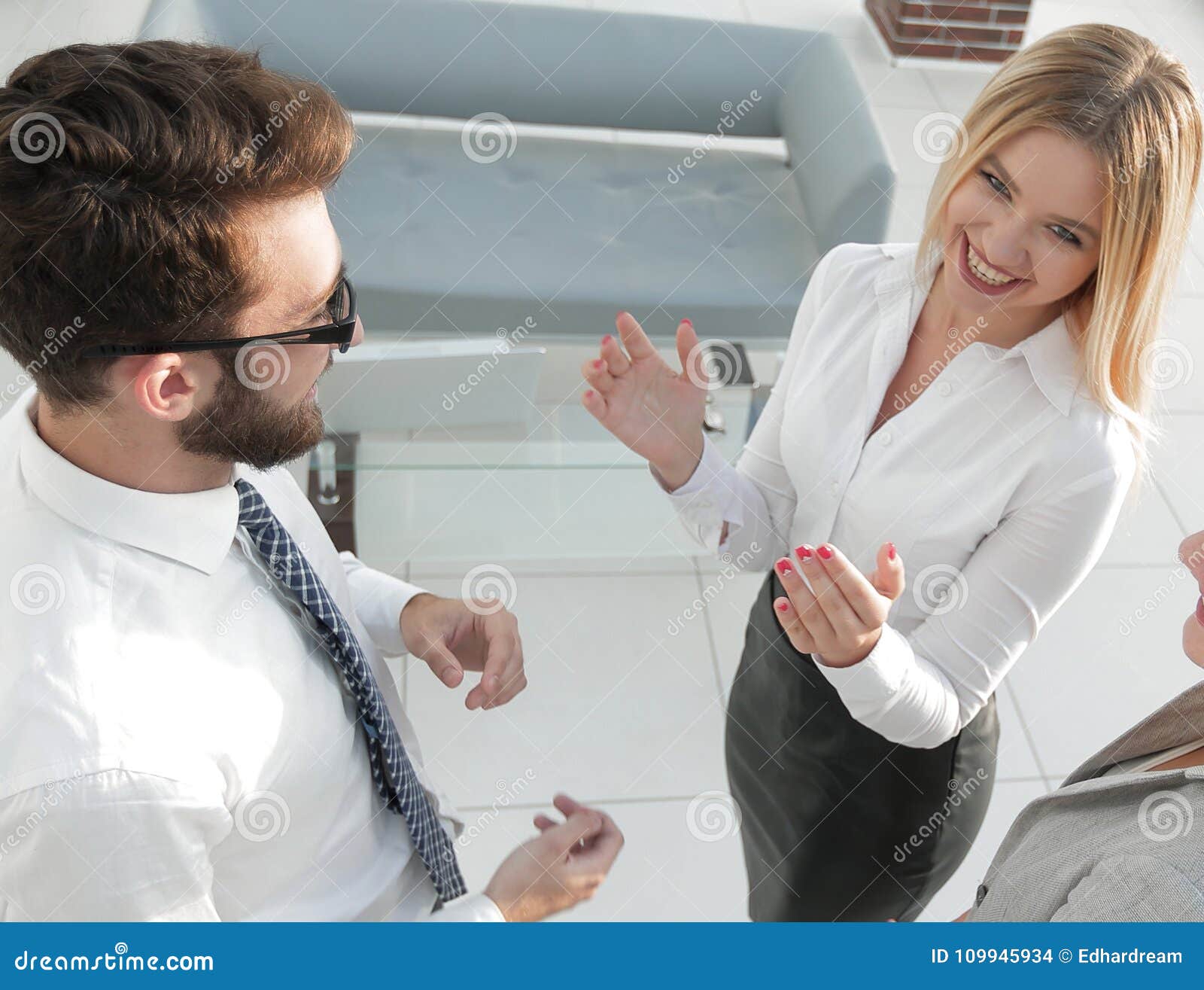 View from the Top.business Team Arguing in the Office. Stock Photo ...
