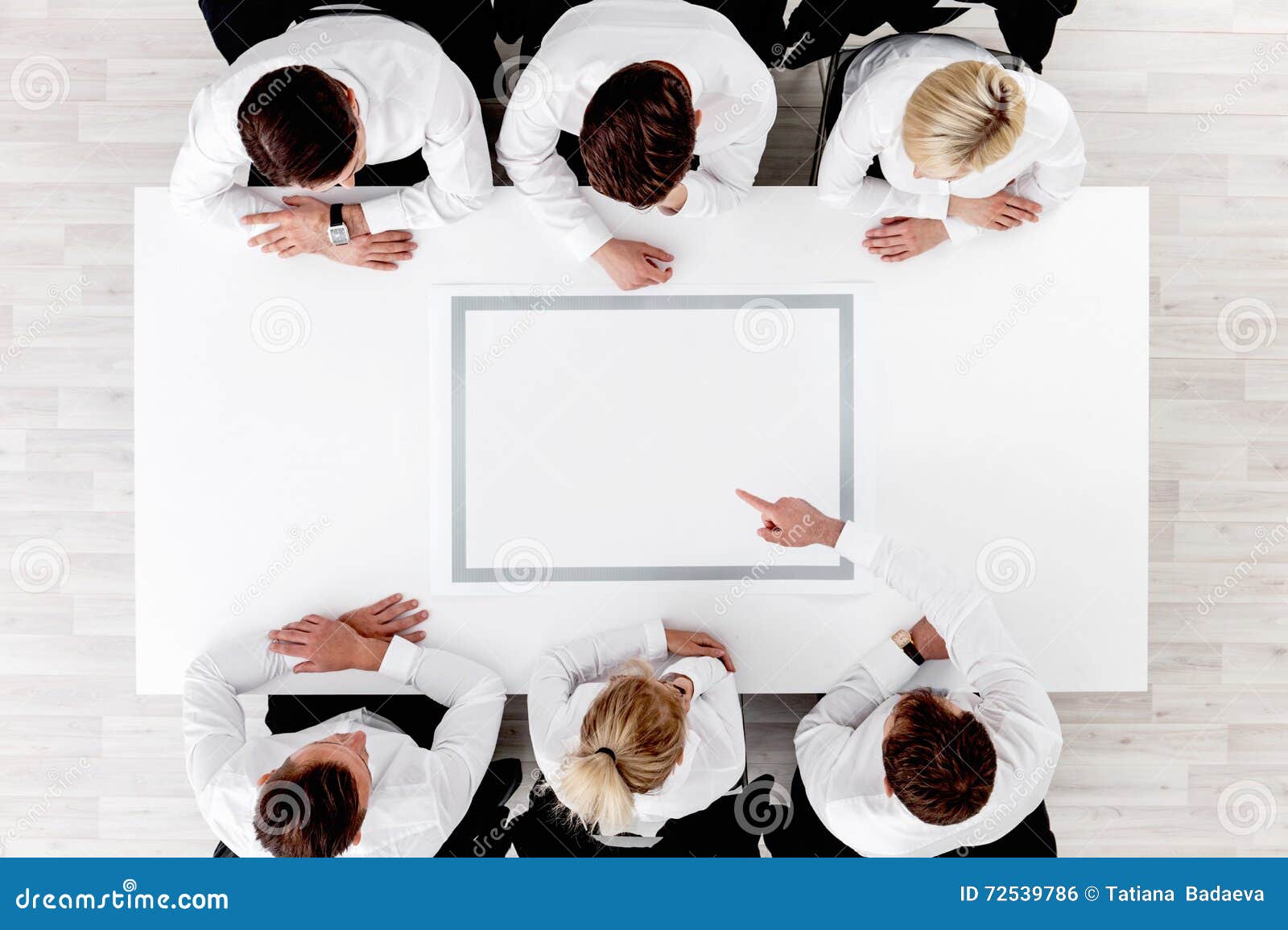 Business Team Around the Table Stock Photo - Image of business, office ...