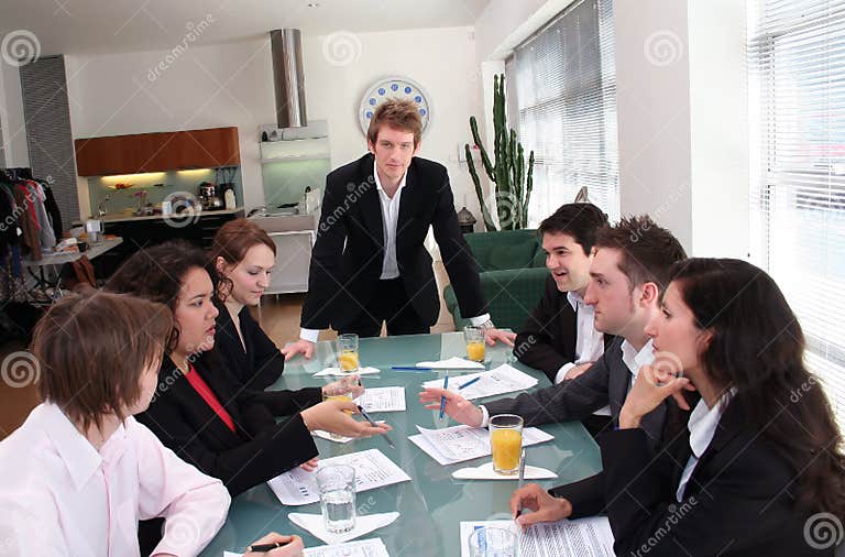 Business Team - the Boss stock photo. Image of decisions - 931394