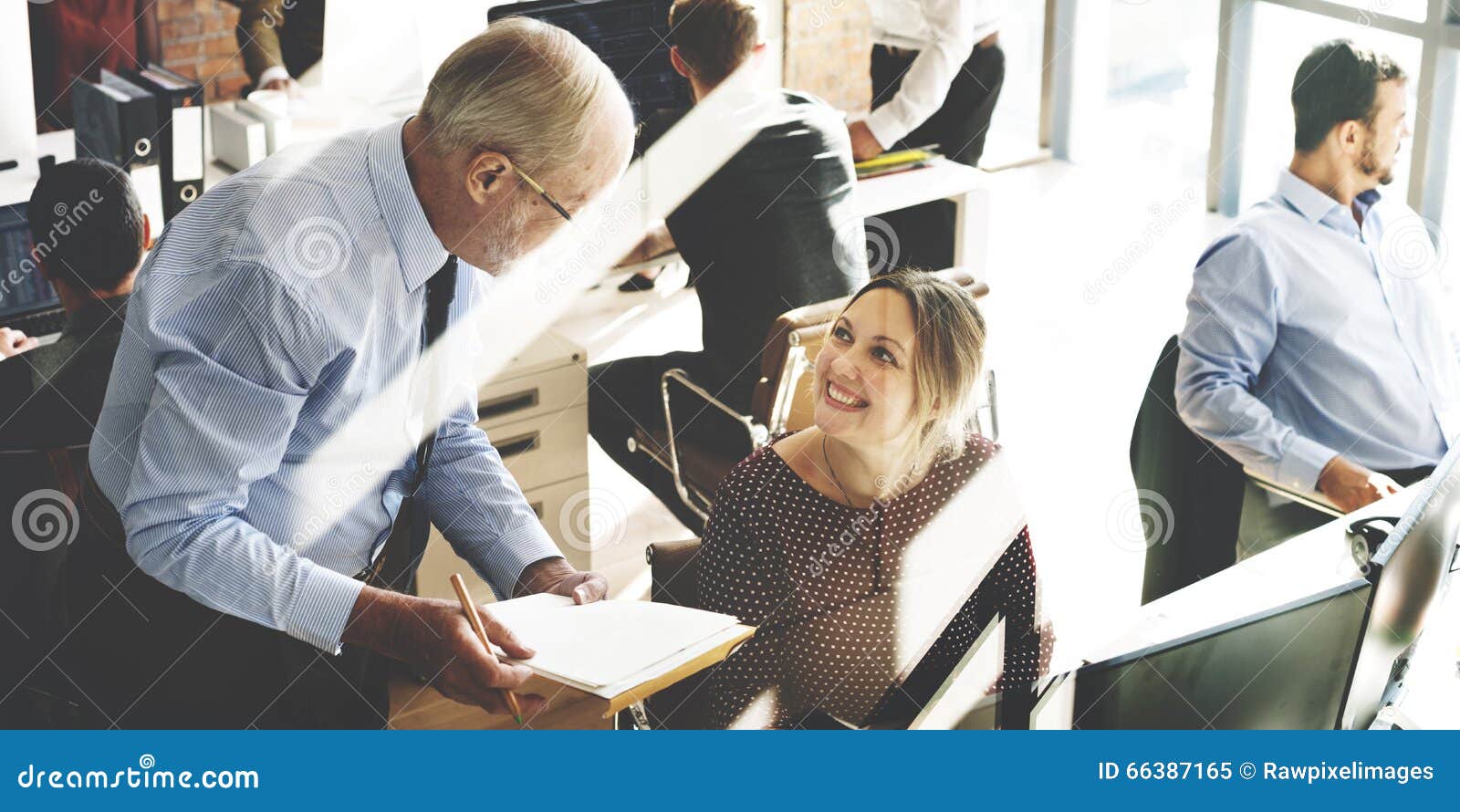 Business Team Busy Working Talking Concept Stock Image - Image of ...