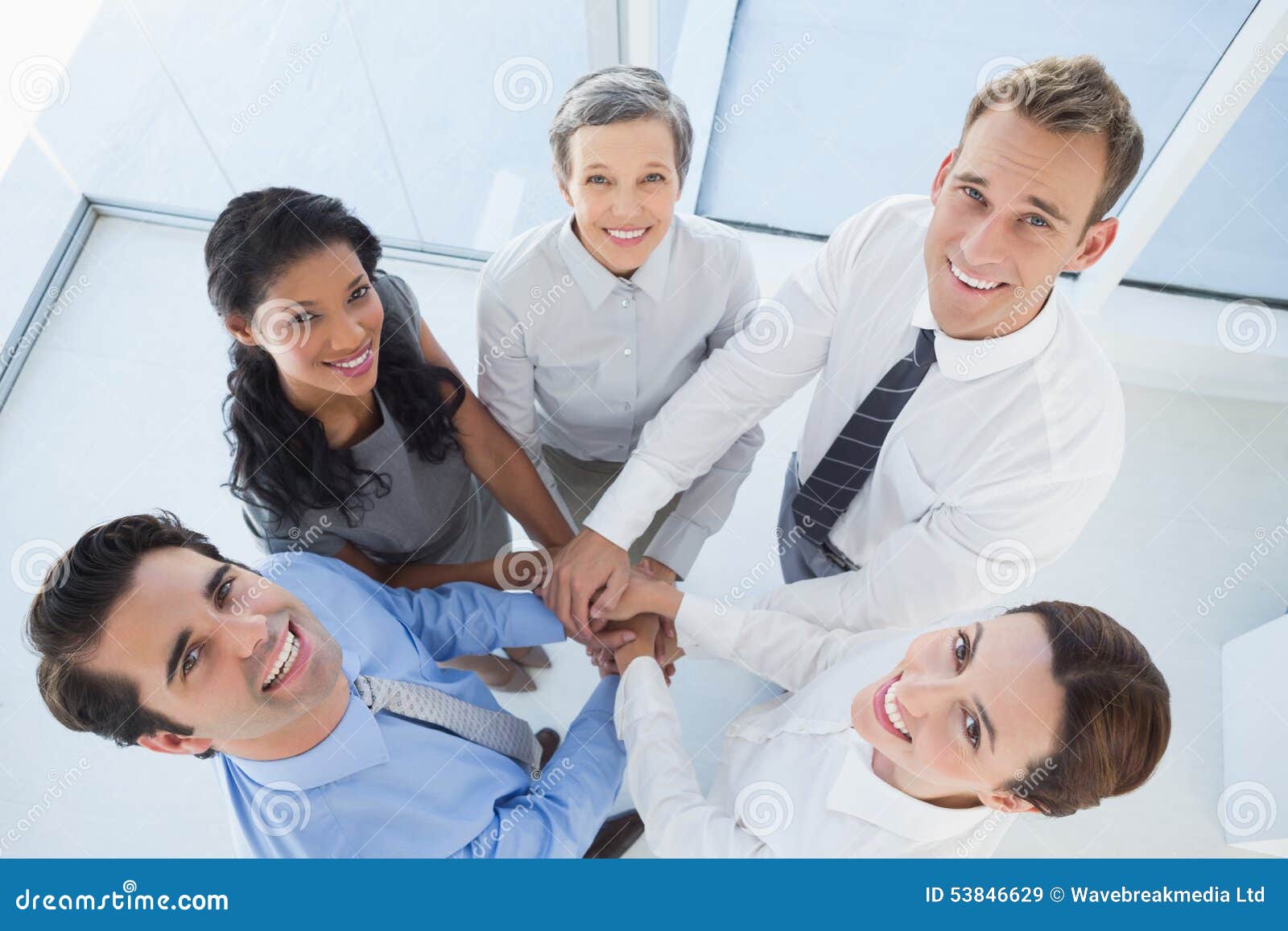 Business Team Celebrating a Good Job Stock Image - Image of colleague ...