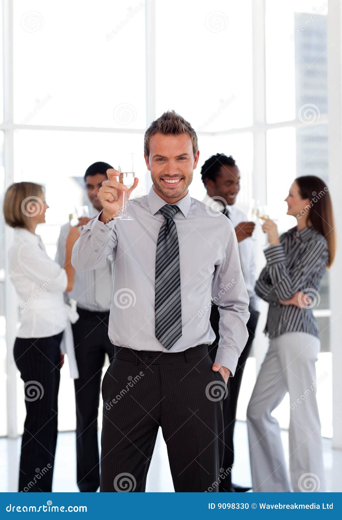 Business Team Celebrating Success Stock Photo - Image of corporate ...