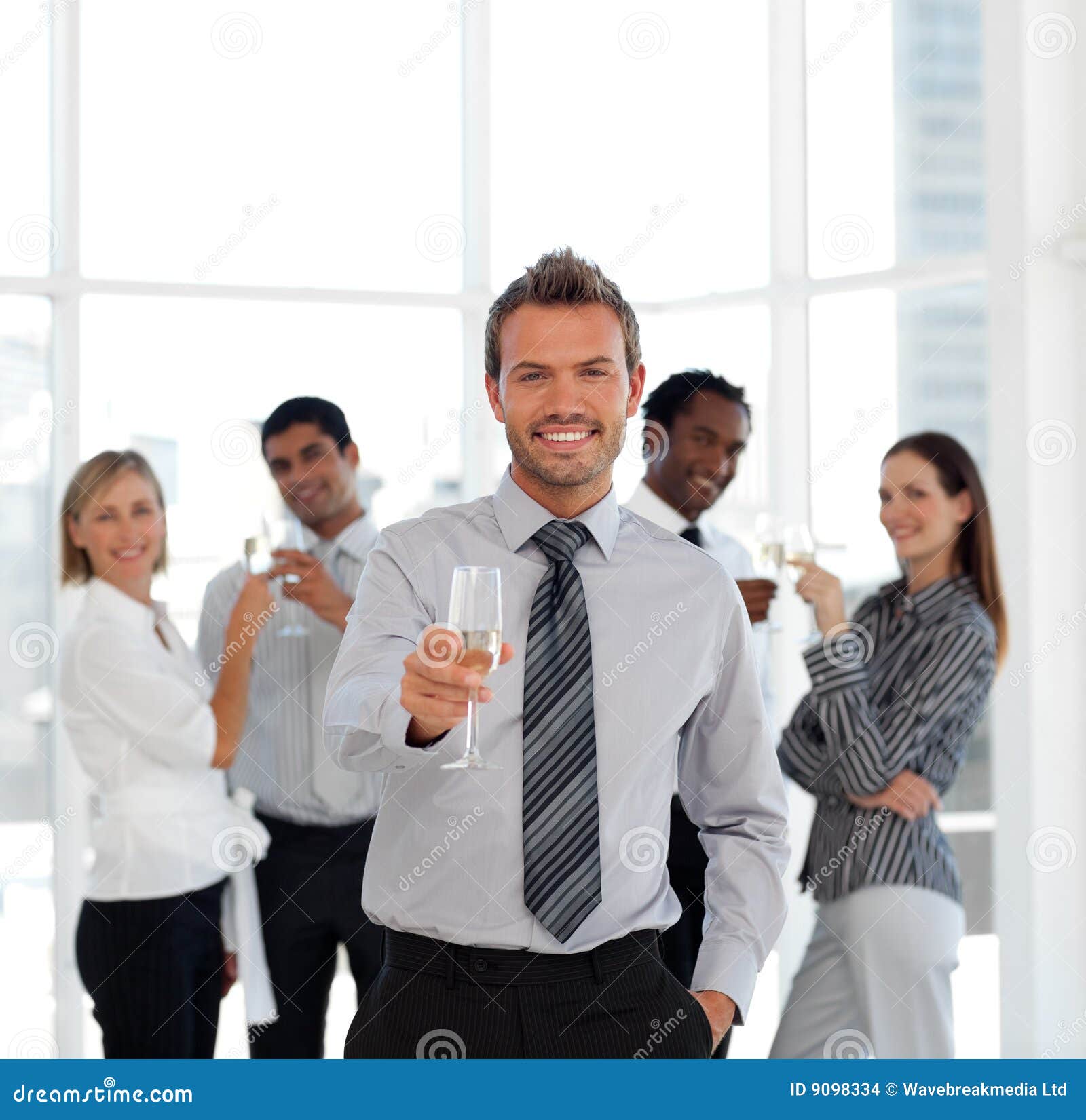 Business Team Celebrating Success Stock Photo - Image of collar ...