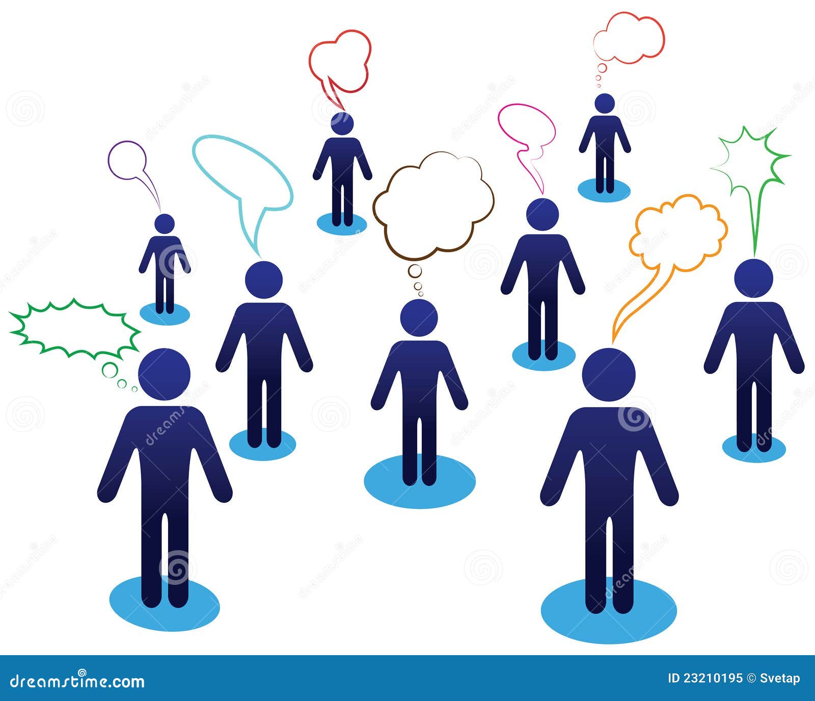 Business team chat stock vector. Illustration of chat - 23210195