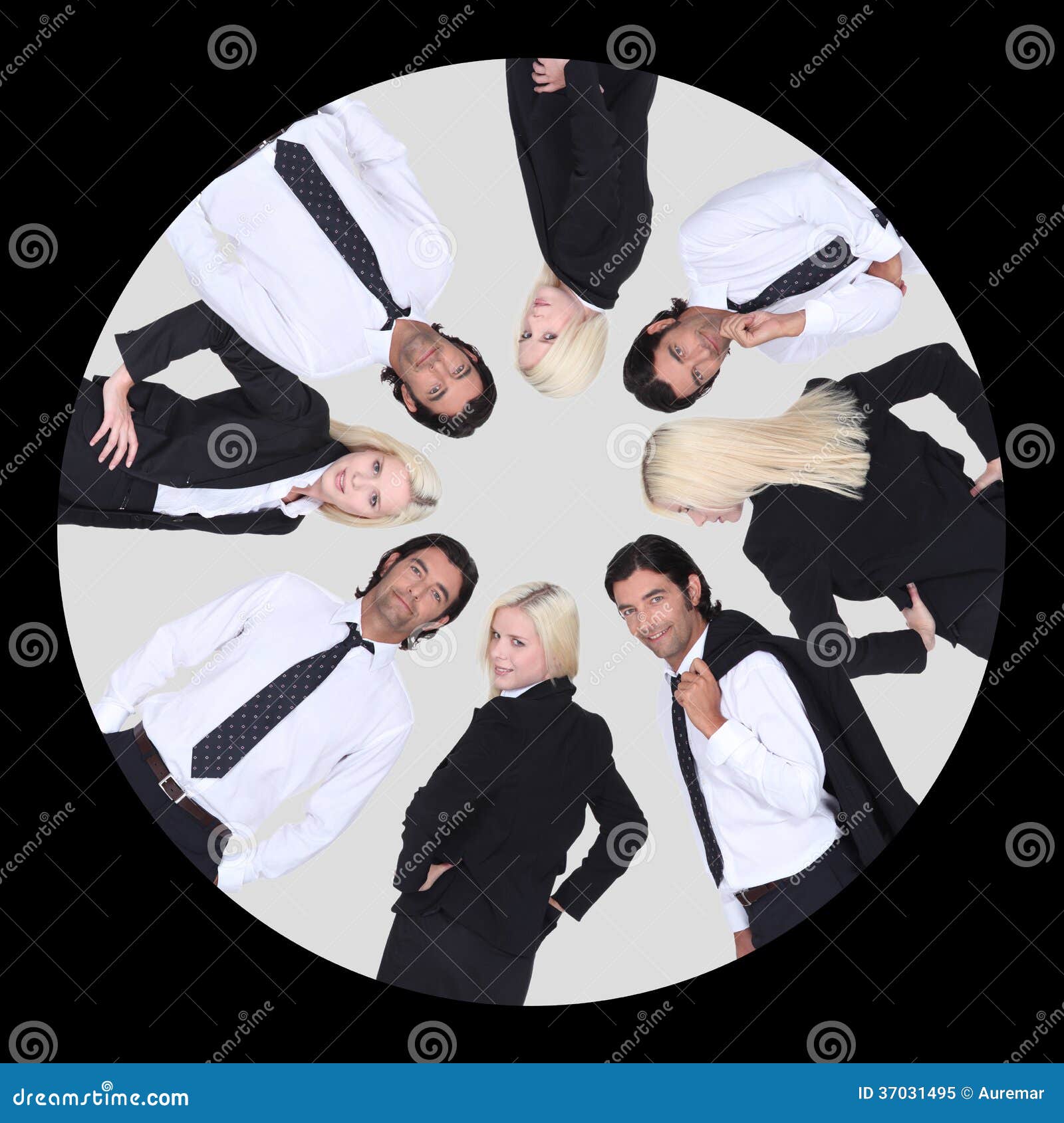 Business-team within Circle Stock Image - Image of lifestyle, smart ...