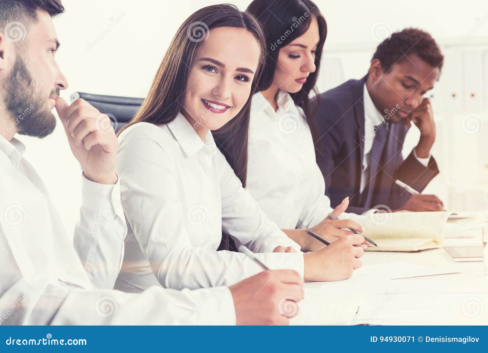 Business Team Collaboration Stock Image - Image of planning ...