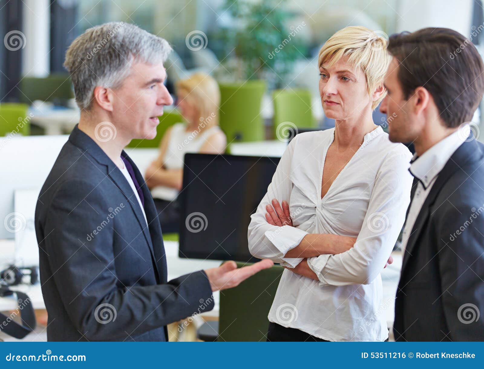 Business Team Communication in the Office Stock Photo - Image of ...