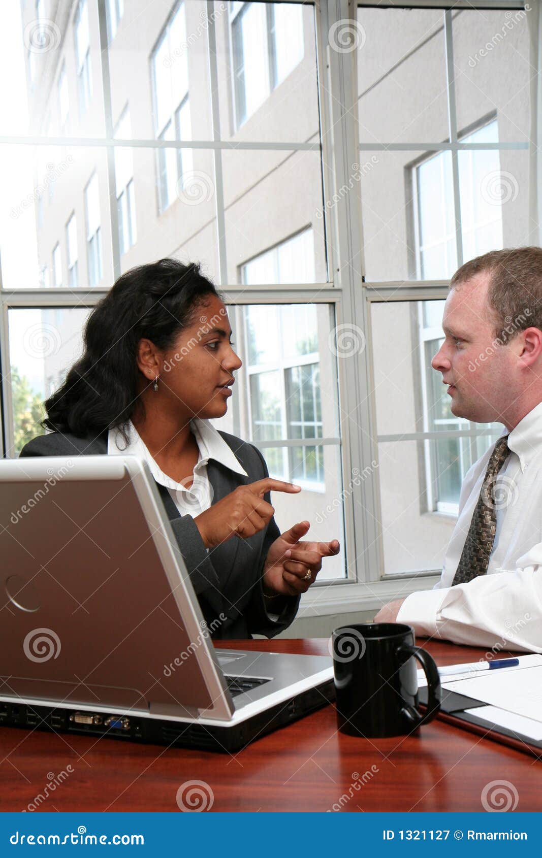 Business Team at Computer stock image. Image of notebook - 1321127
