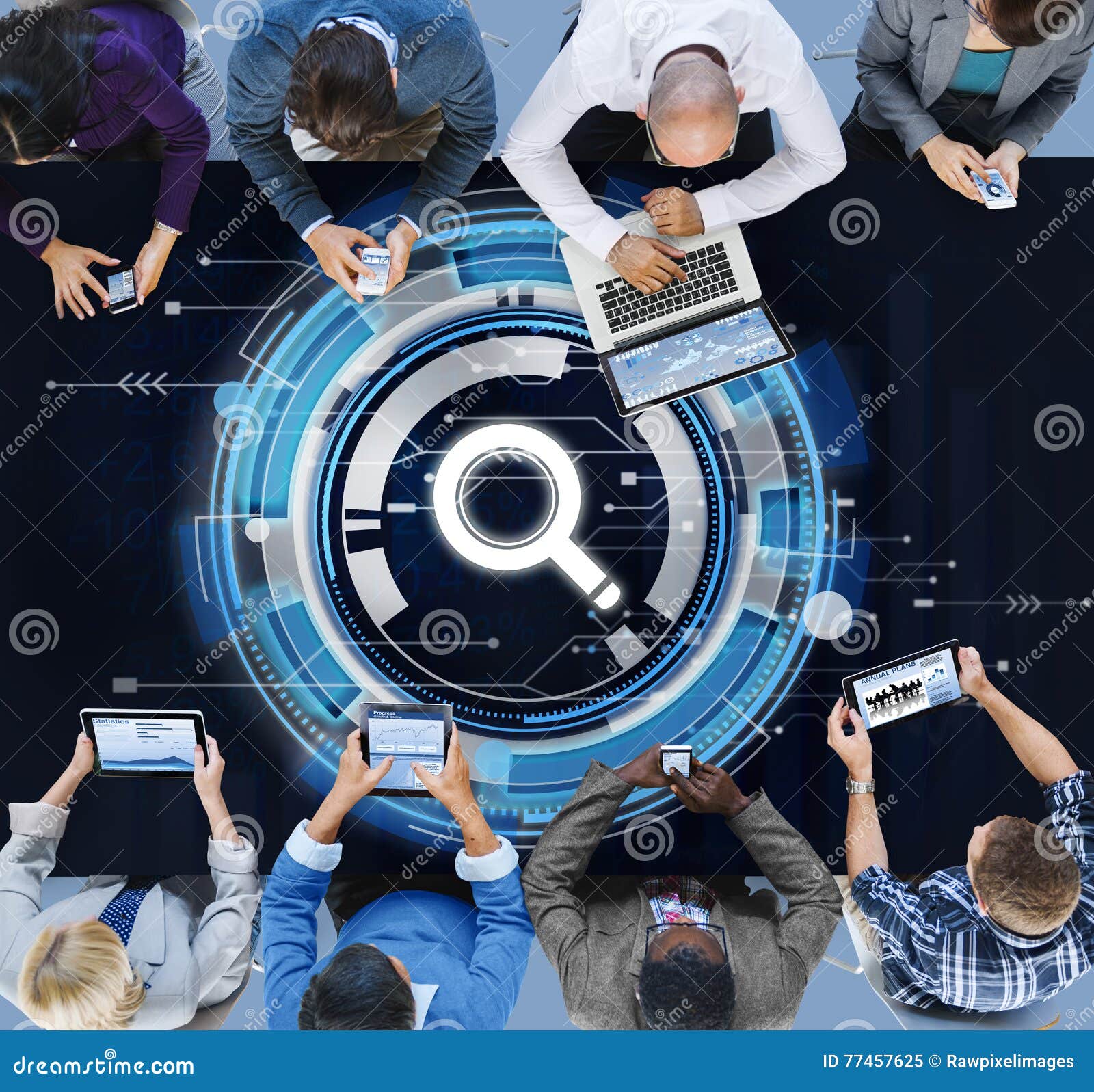 Business Team Connection Technology Networking Concept Stock Image ...