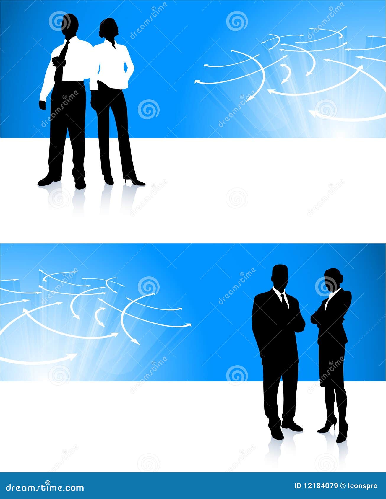 Business Team Corporate Banner Backgrounds Stock Vector - Illustration ...