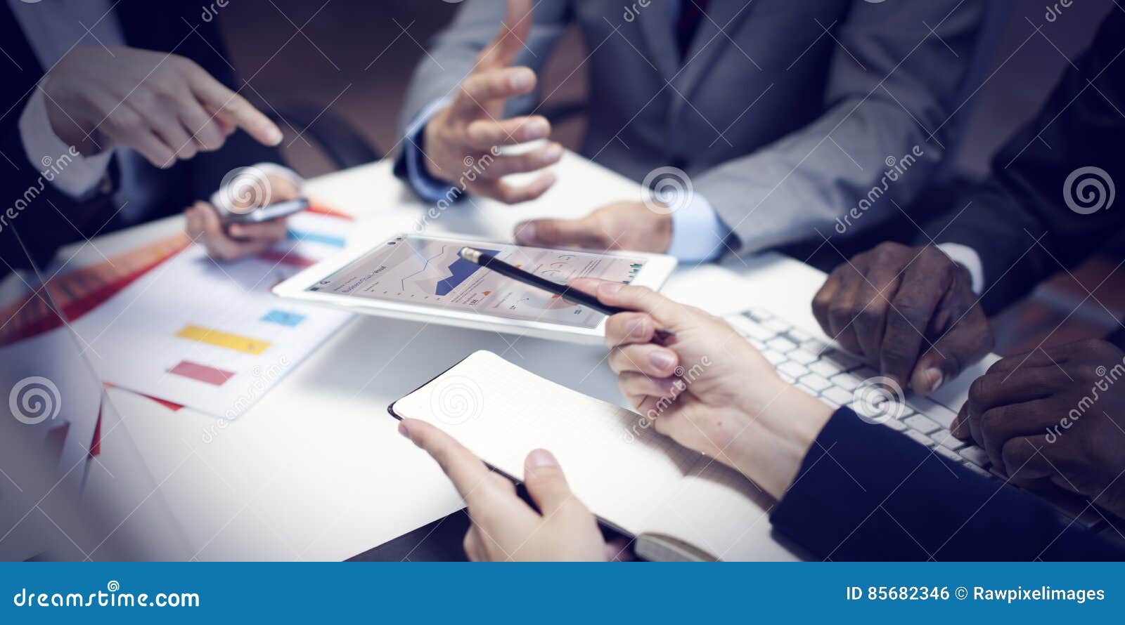 Business Team Corporate Organization Meeting Concept Stock Photo ...