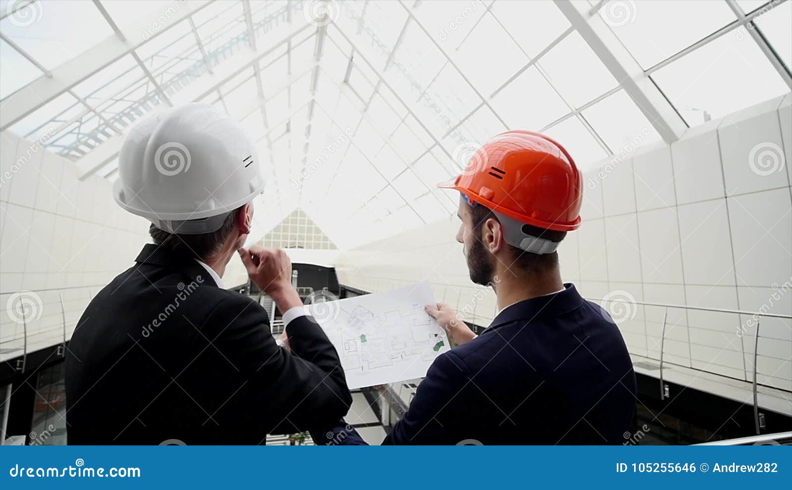 Business Team Discuss a Architectural Design Stock Photo - Image of ...