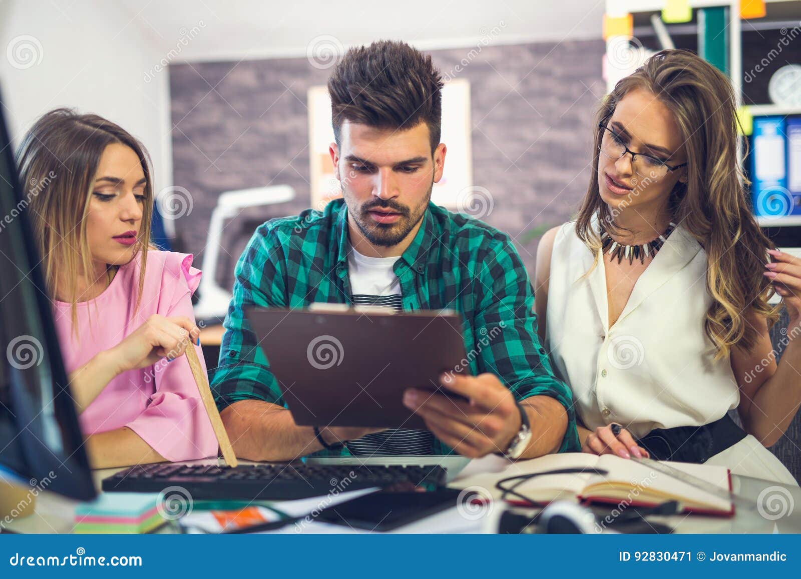 Business Team Discuss Business Ideas Stock Image - Image of female ... Business Team Discuss Business Ideas Stock Image - Image of female ...