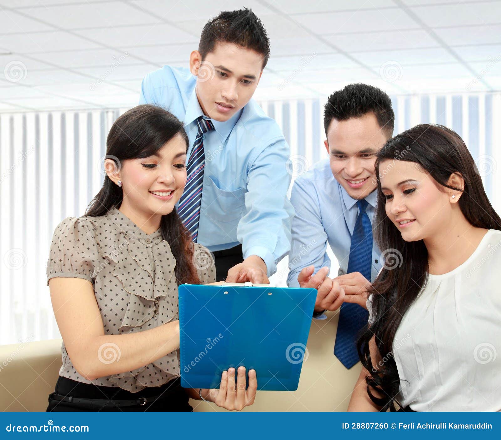 Business team discussing stock photo. Image of paperwork - 28807260