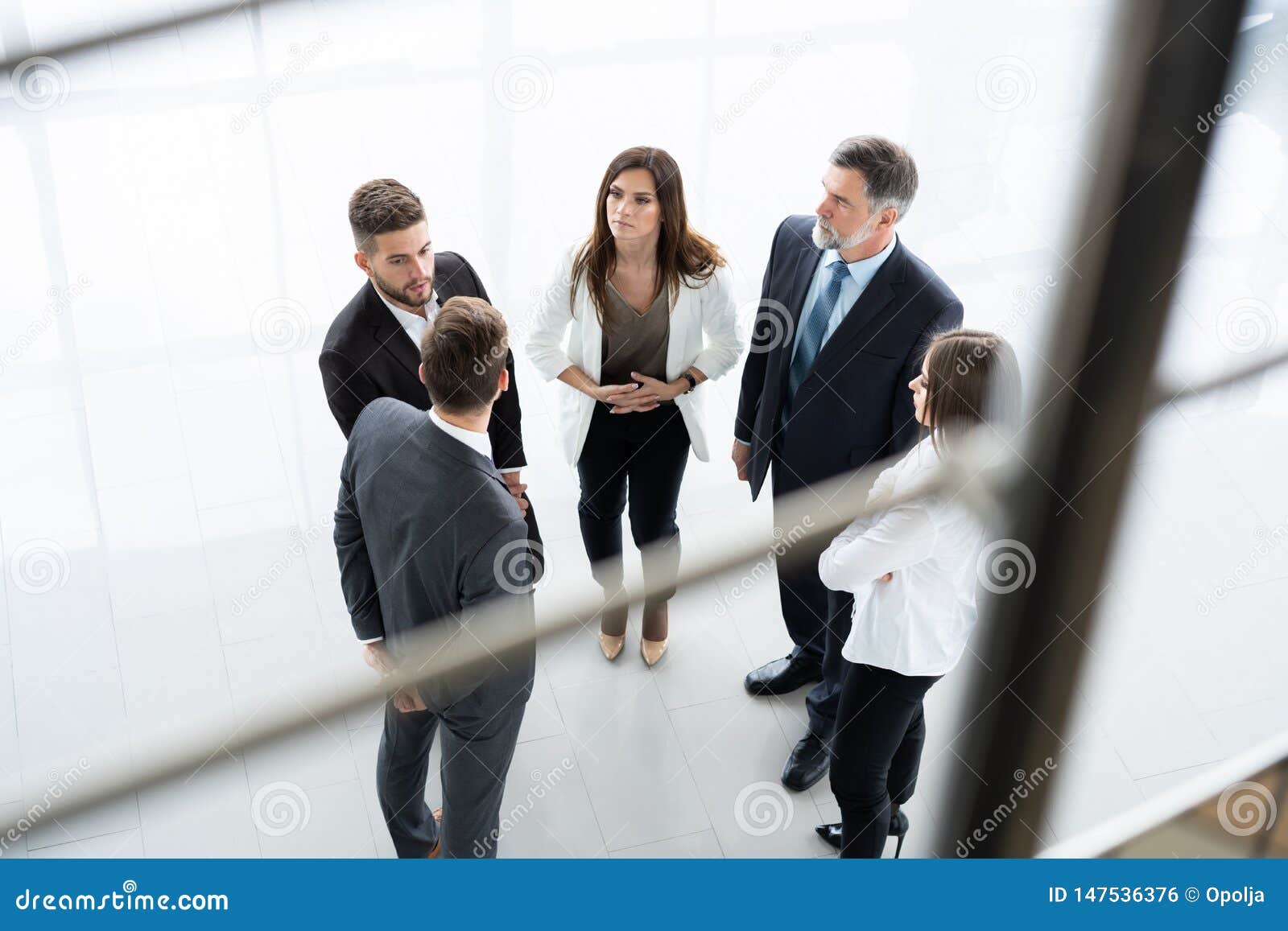 Business Team Discussing Together Business Plans Stock Photo - Image of ...