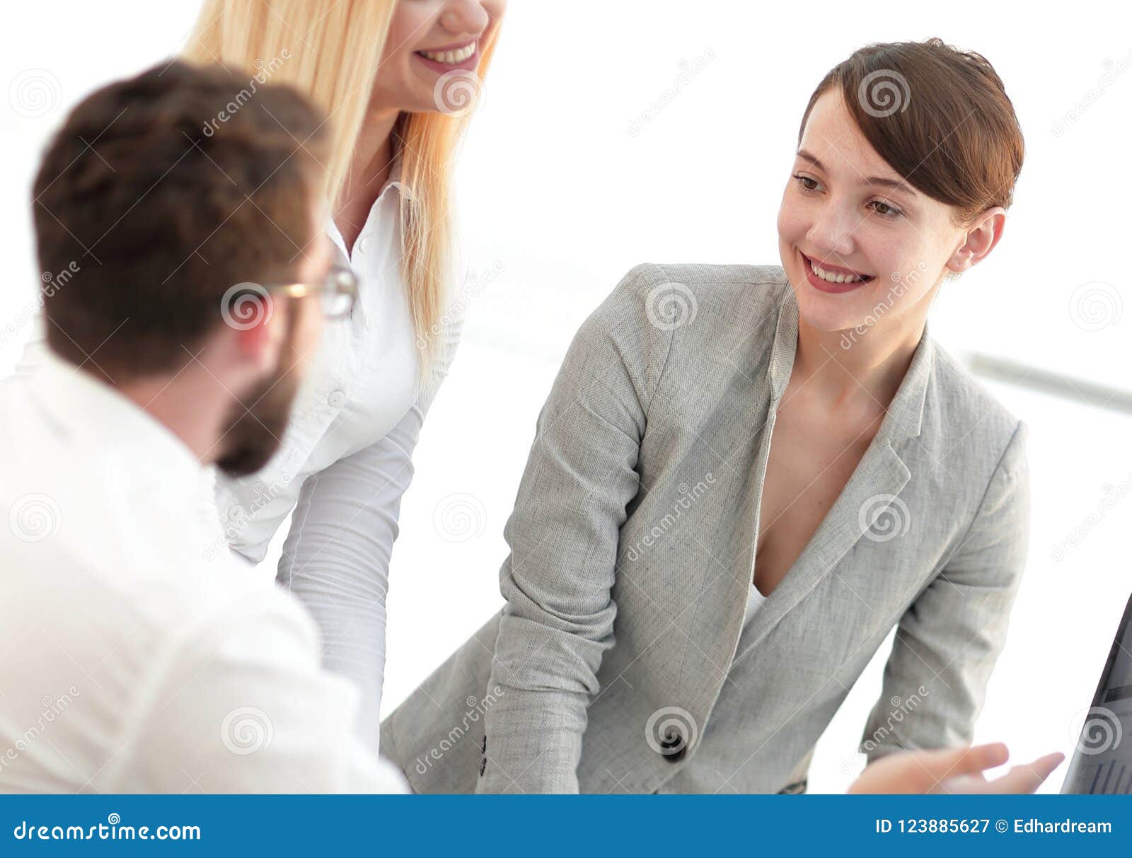 Business Team Discussing Work Problems Stock Image - Image of casual ...