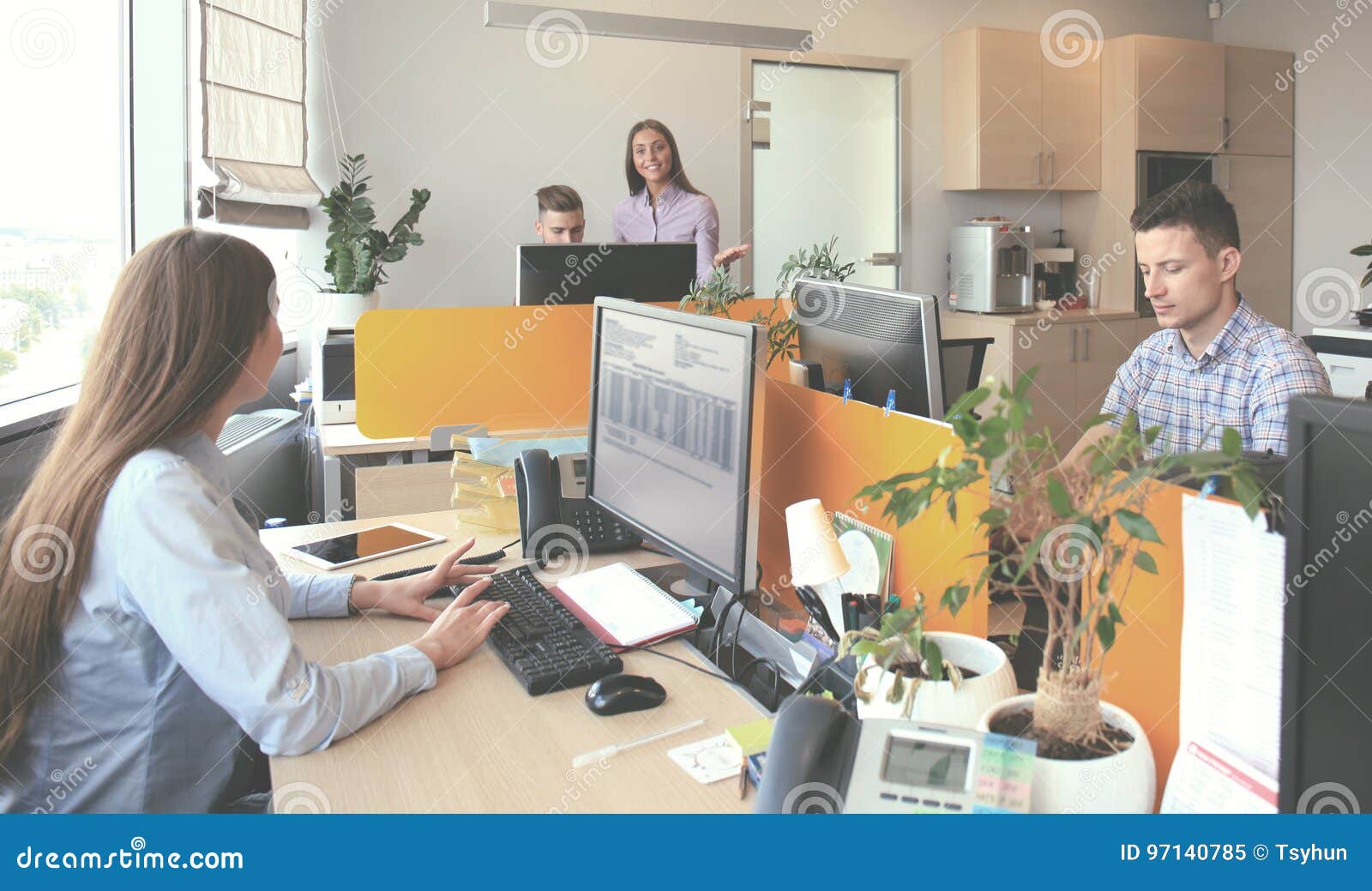 Business Team Discussion Customer the Service Concept. Stock Image ...
