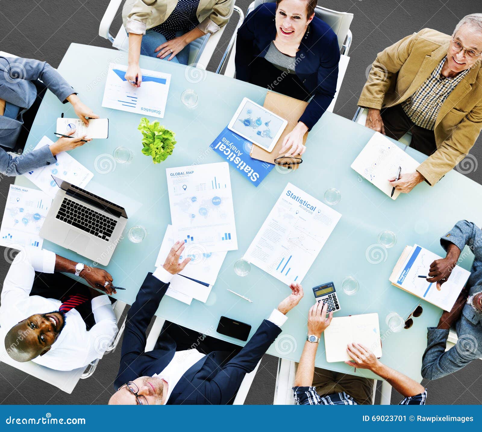 Business Team Discussion Meeting Analysing Concept Stock Image - Image ...