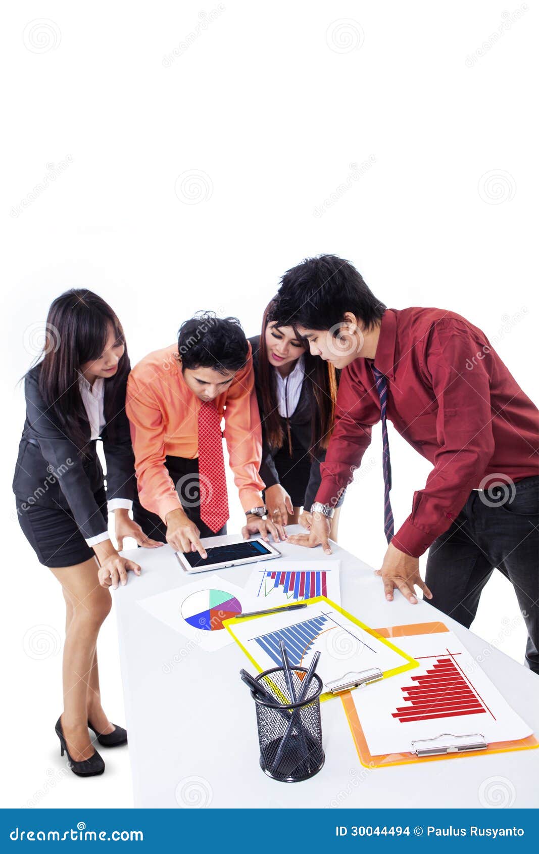 Business Discussion with Team Stock Photo - Image of explain, expertise ...