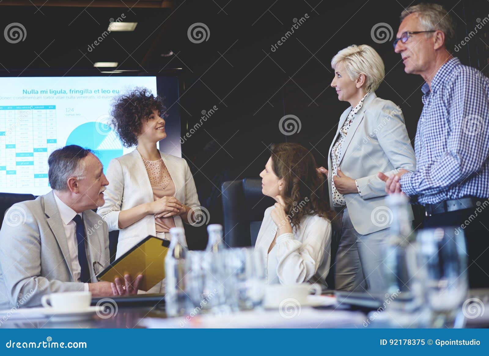 Business team stock image. Image of conference, teamwork - 92178375
