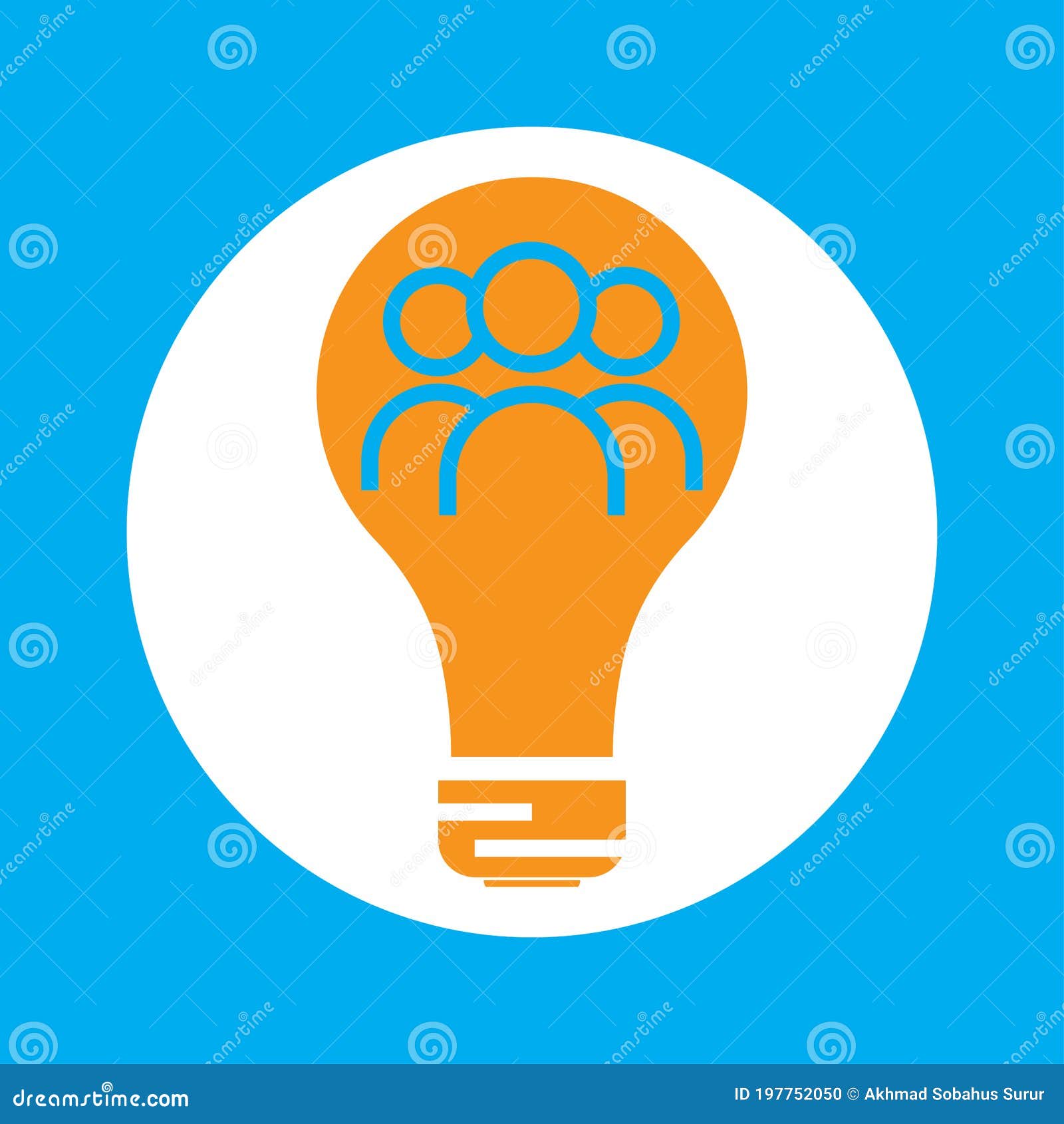 Business Team Flat Icon. Business Network Building Ideas Icon. Design ...