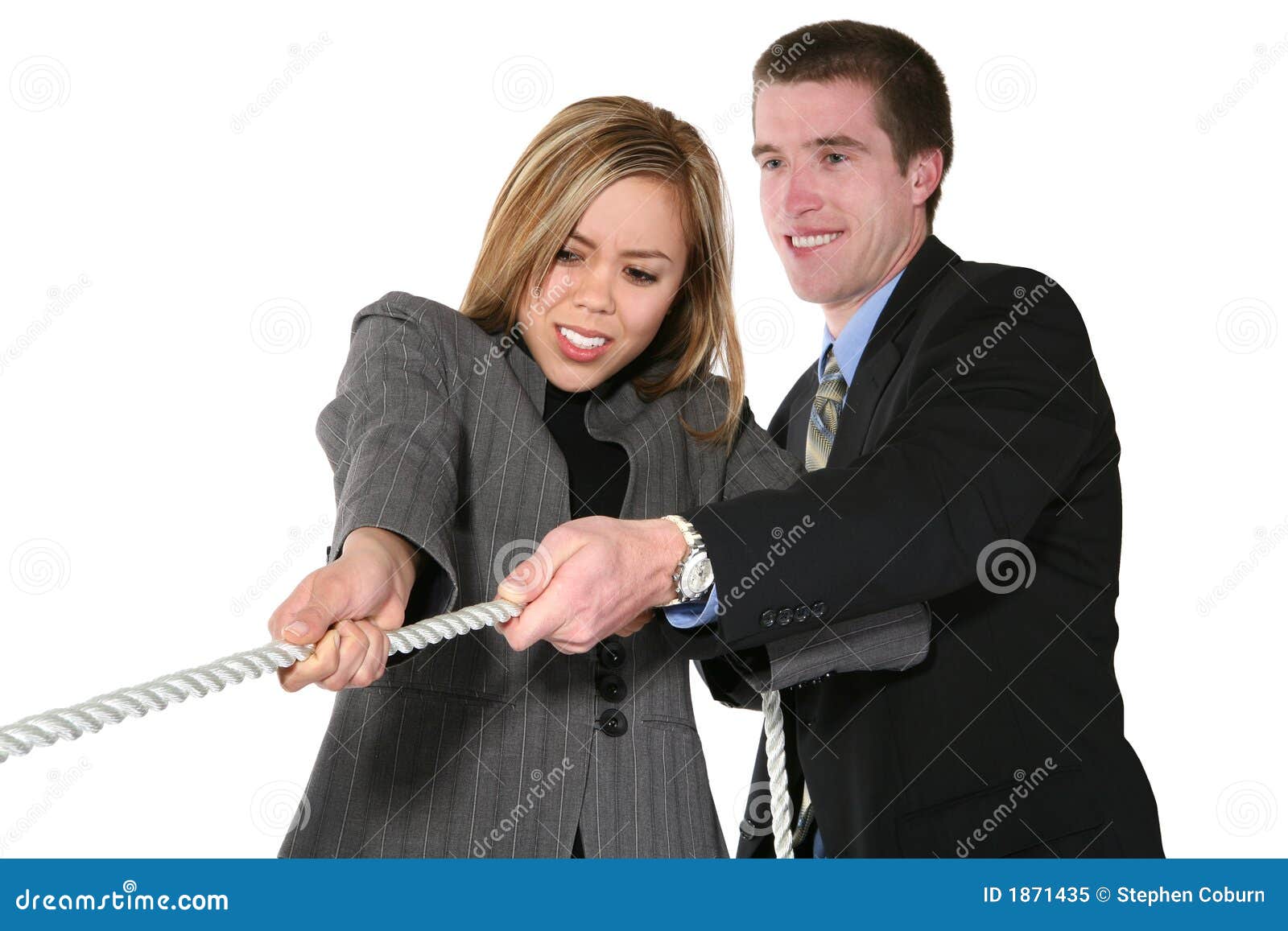 Business Team (Focus on Woman) Stock Image - Image of female, beautiful ...