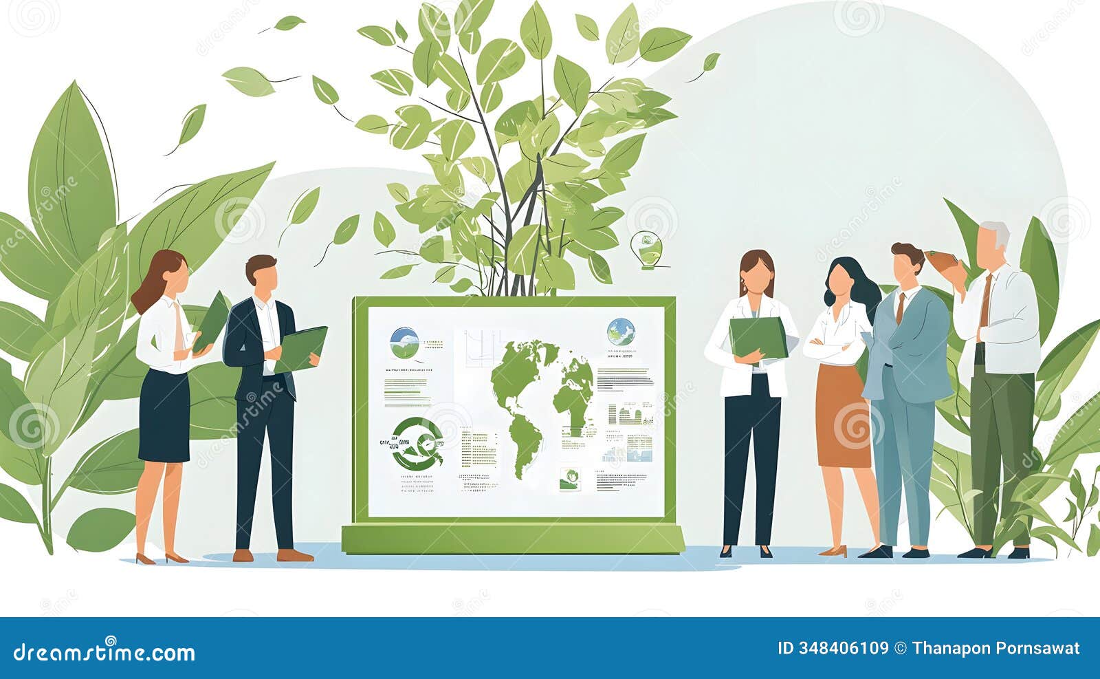 Global Green Business Team Meeting Sustainable Growth Strategy ...