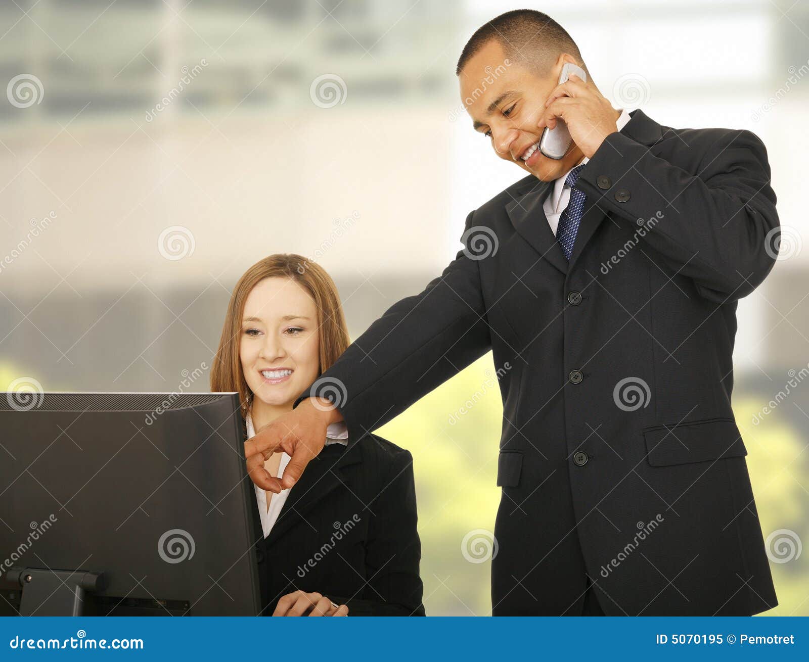 Business Team Getting Busy stock image. Image of contemporary - 5070195