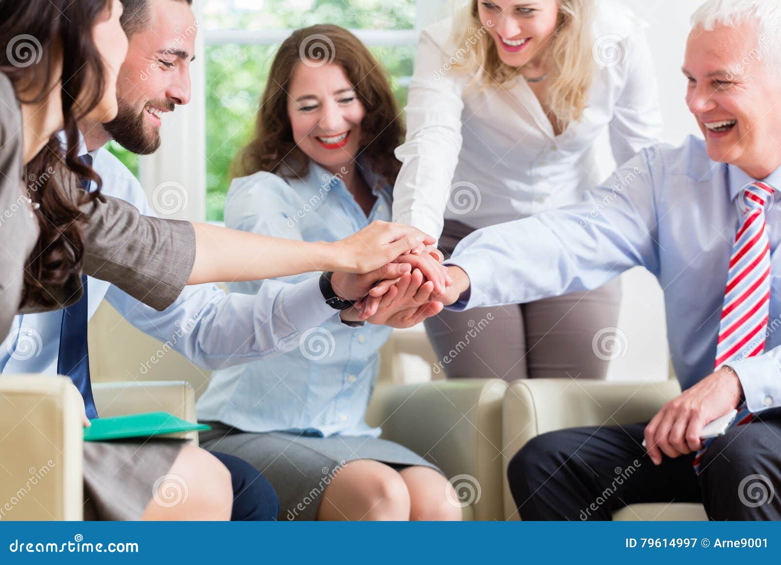 Business Team Getting Motivation for Better Work Stock Image - Image of ...