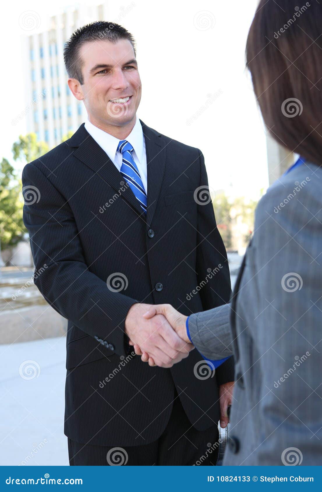 Business Team Handshake stock image. Image of attractive - 10824133